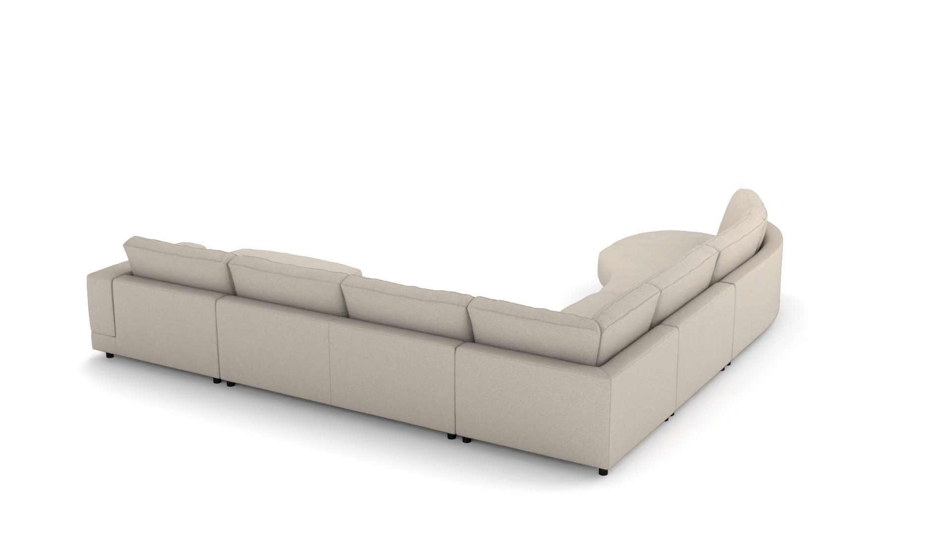 Canapé-salon #2 Jupiter à droite Candy - UrbanDesign/ Couleur