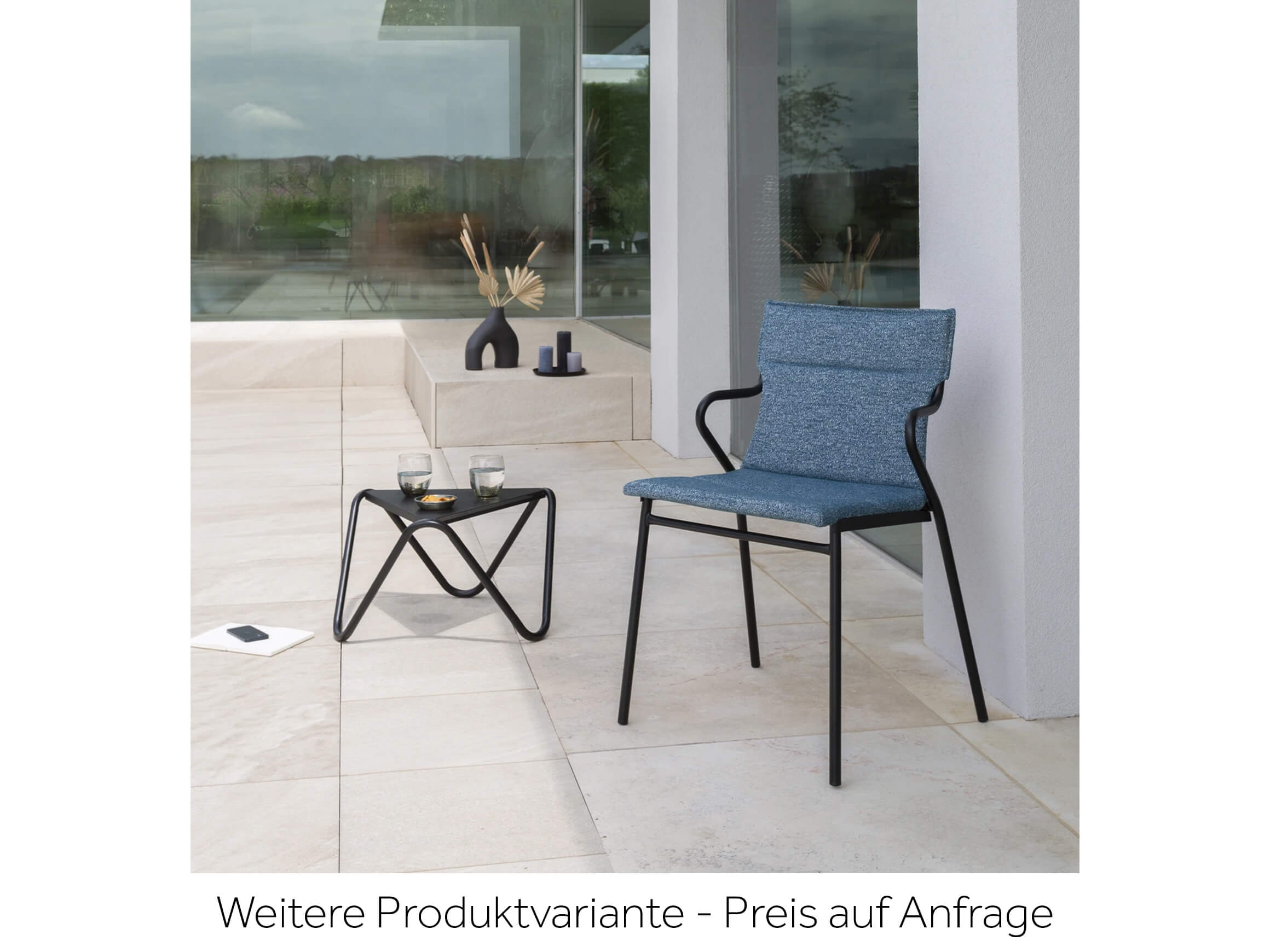 Ancone Lafuma garden chair / Colour: Granite