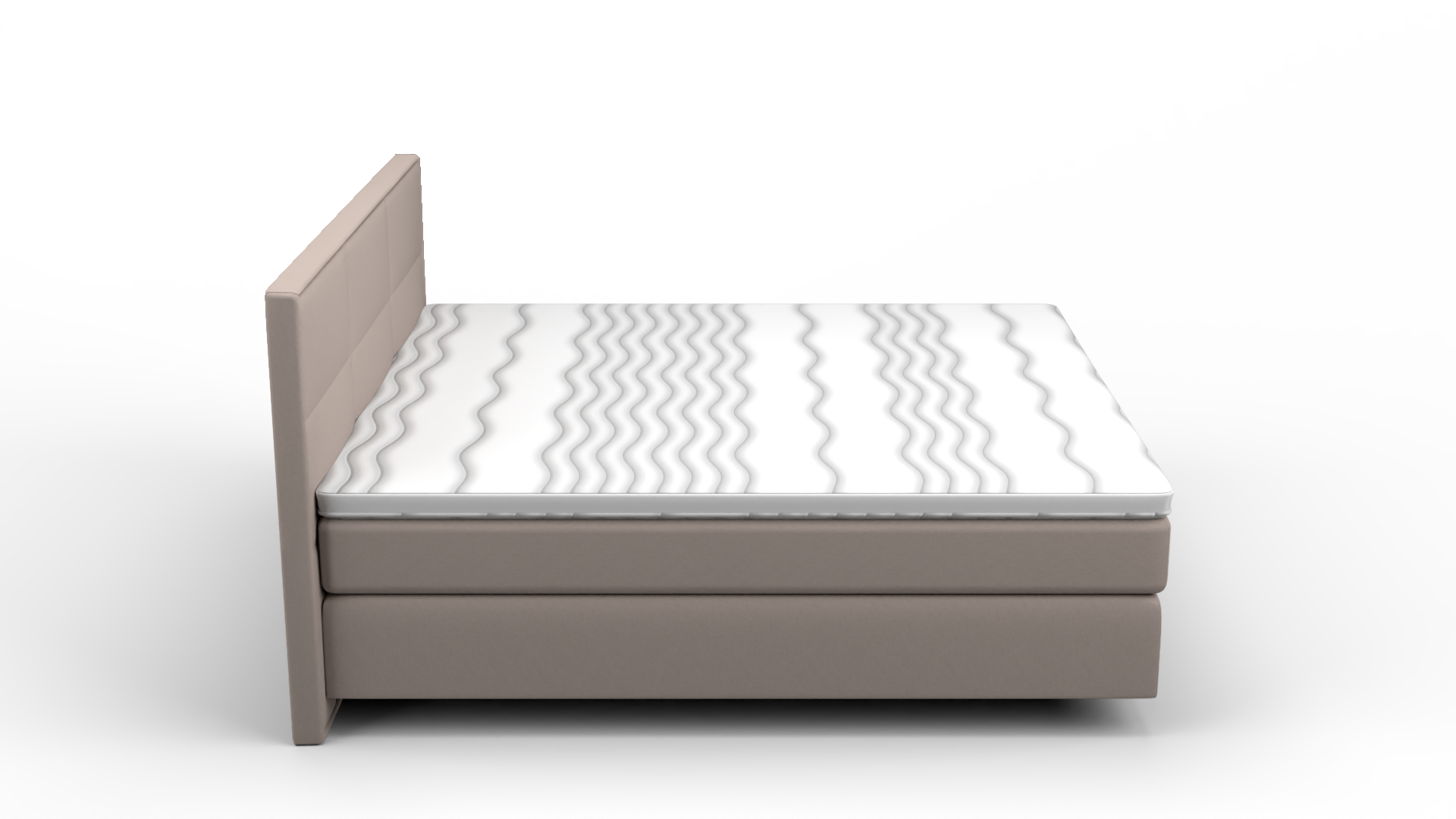 Boxspring Bed Aquilla UrbanDesign / Mattress Size: 180 x 200 cm