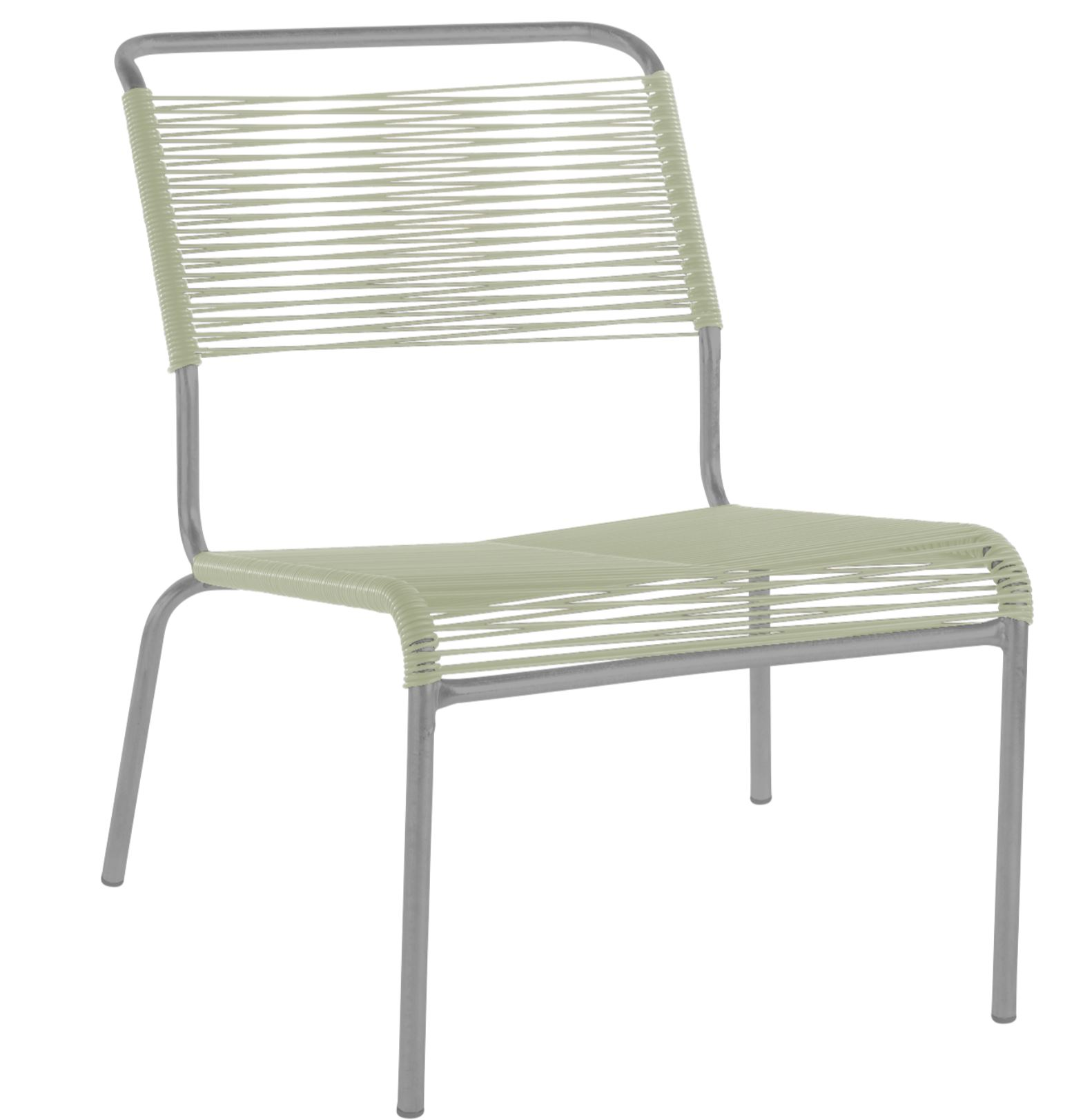 Spaghetti-Lounger Säntis Schaffner / Farbe: Pastellgrün