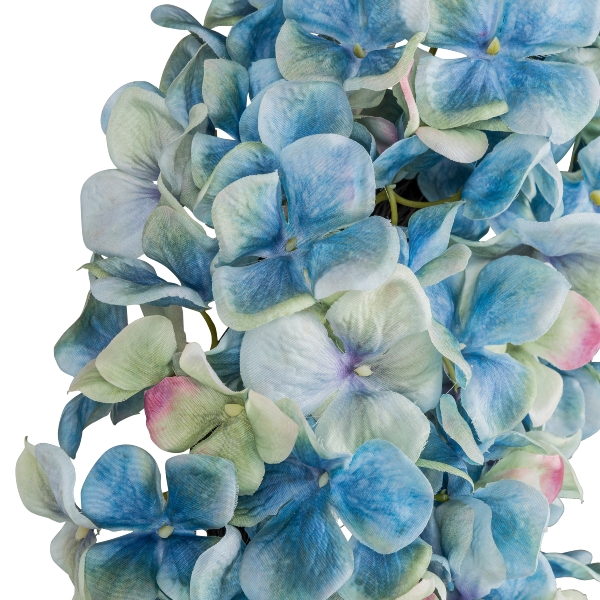 Artificial flower hydrangea wreath, blue D: 53 cm Gasper