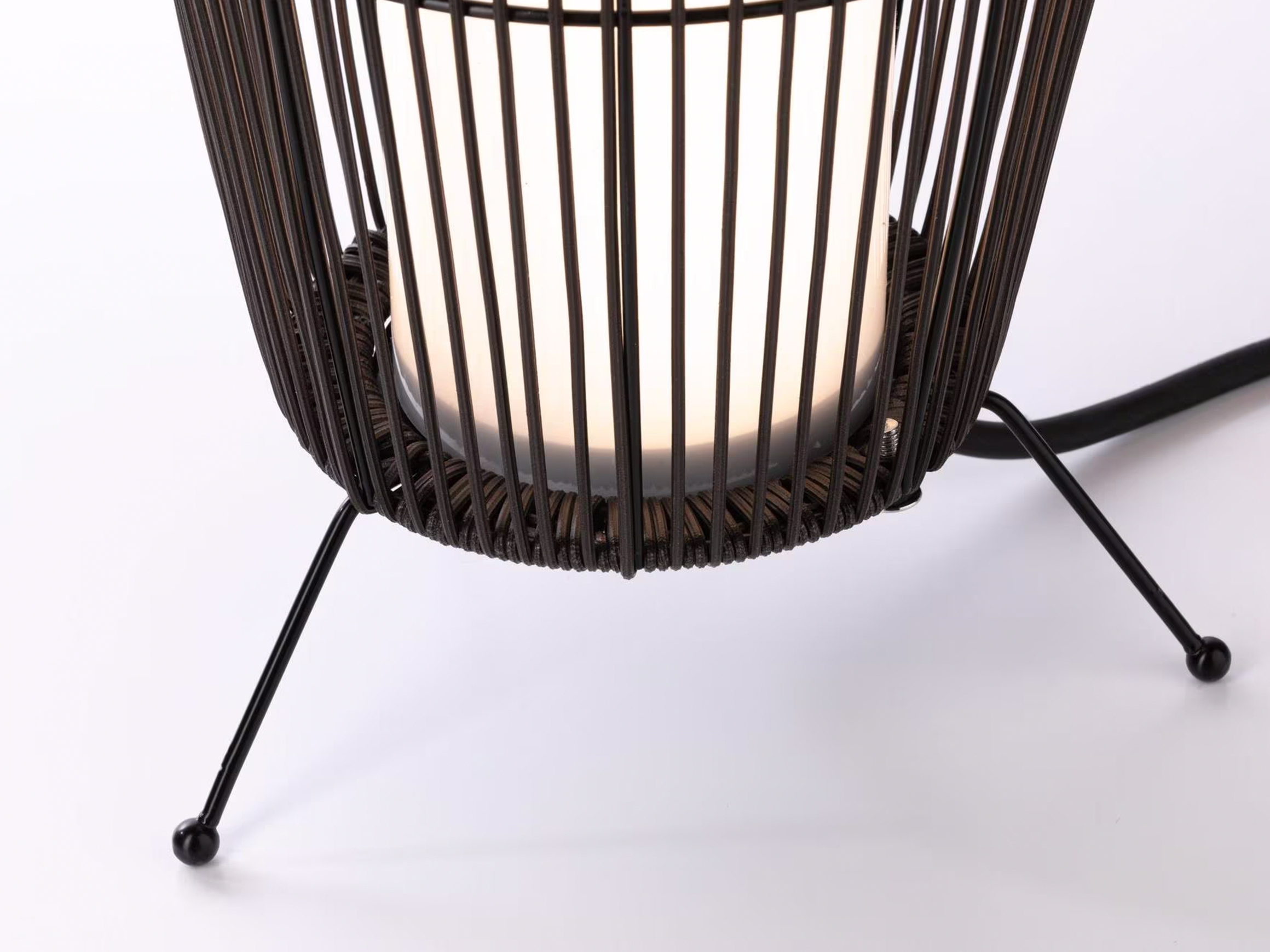 Windlicht - LED Plug & Shine Basket 60 cm, Anthrazit Alltron