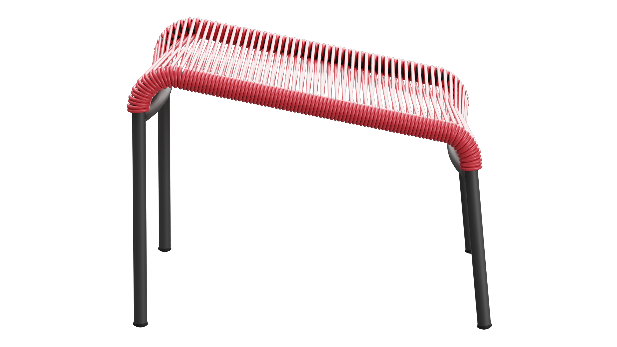 Schaffner Spaghetti Footstool Säntis / Colour: Maple Red
