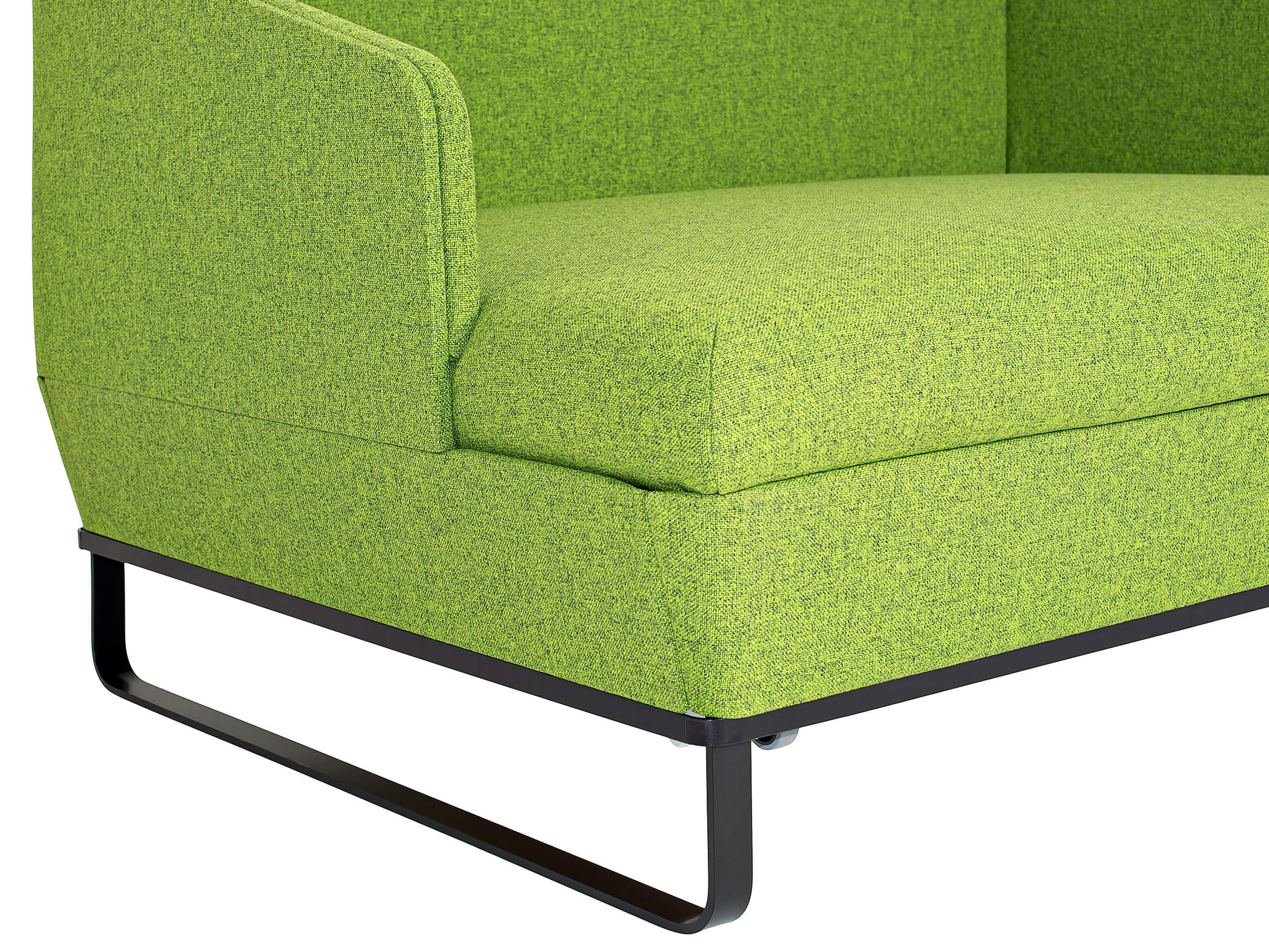 Bettsofa Bed For Living Swiss Plus / Farbe: Grün Lime Schwarz