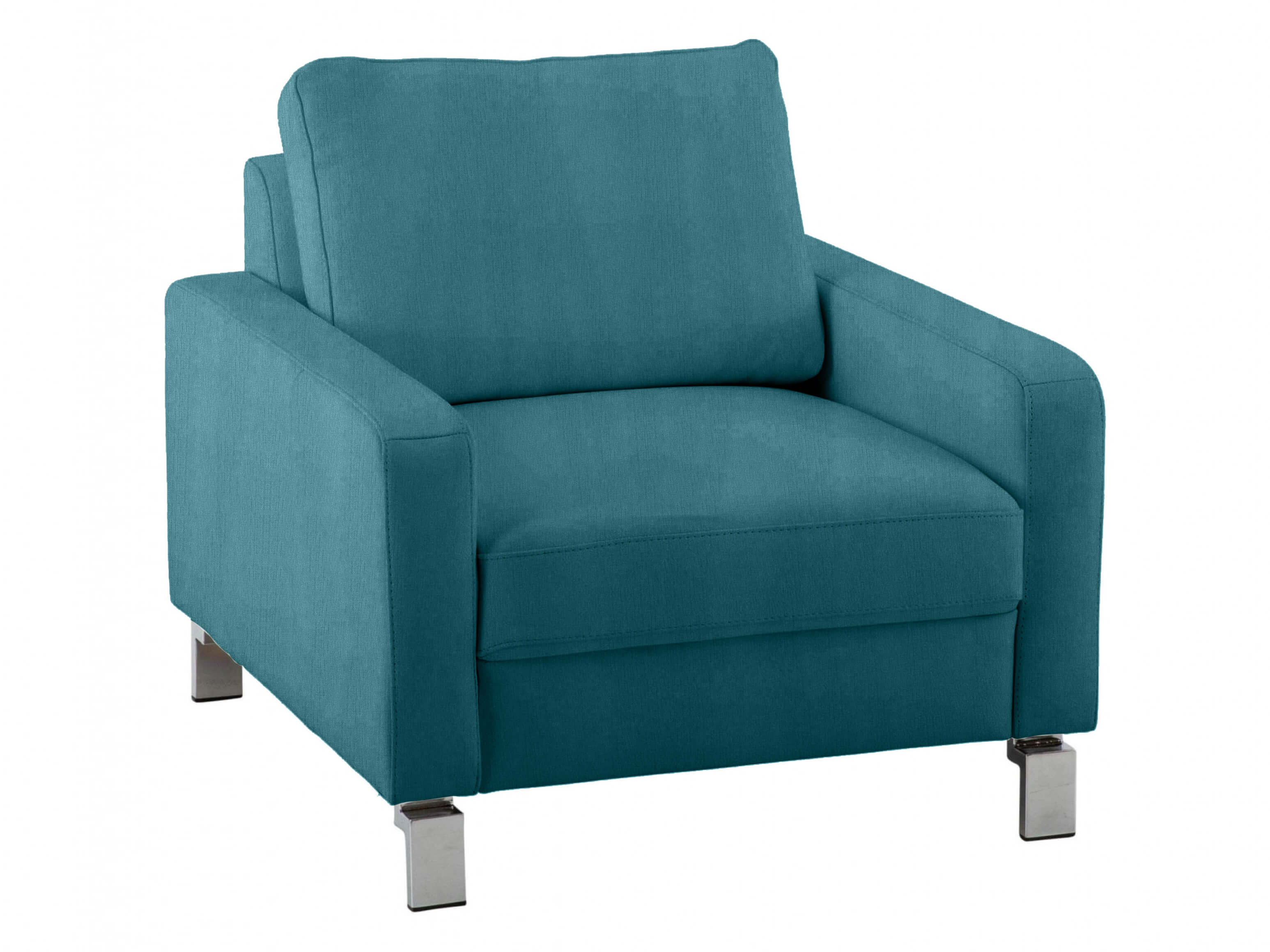 Interim Basic Candy armchair / Colour: Petrol / Material: Basic fabric