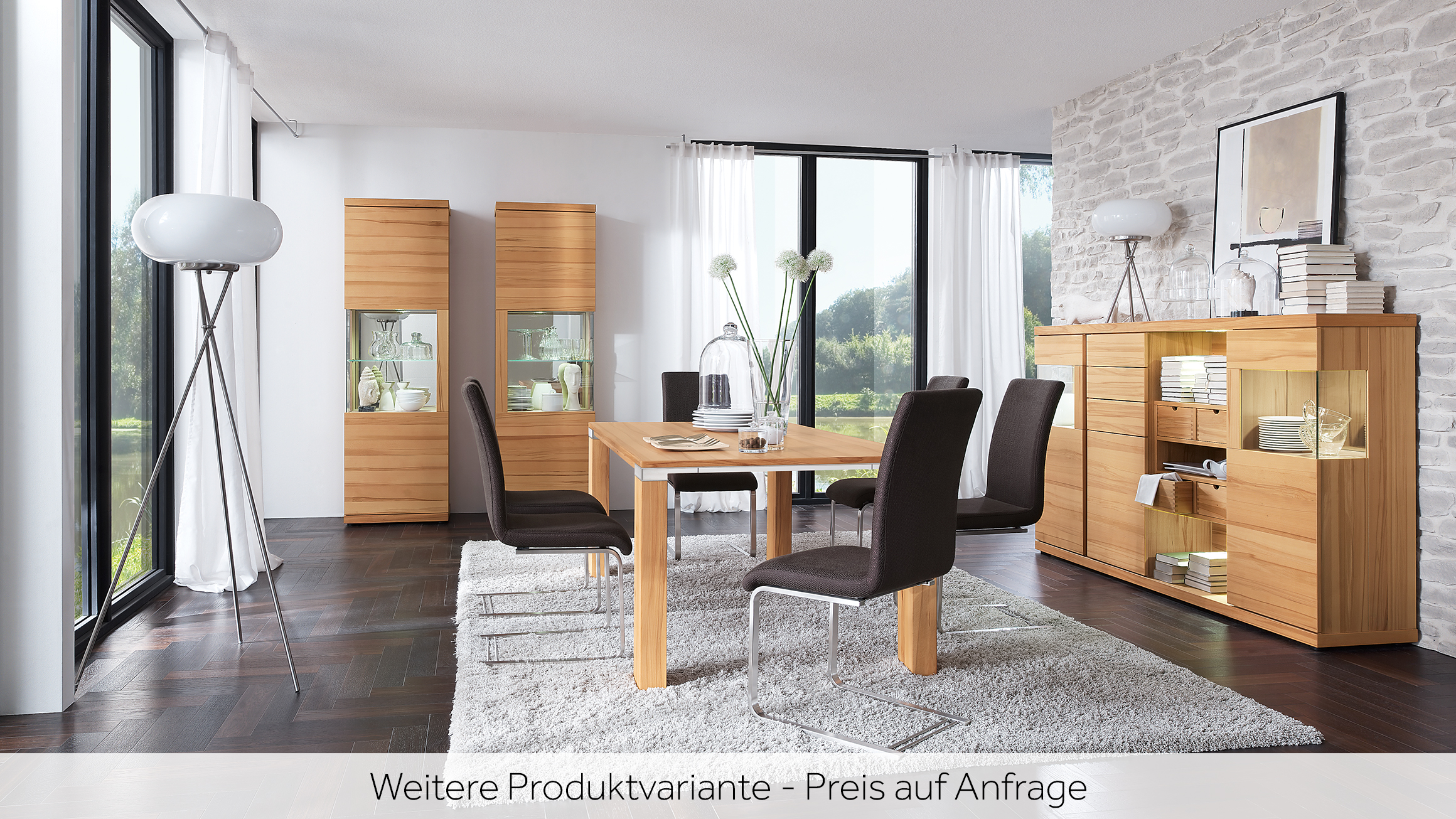 Dining table Multiform Venjakob / Table top dimensions (WxD) :150 x 100 cm