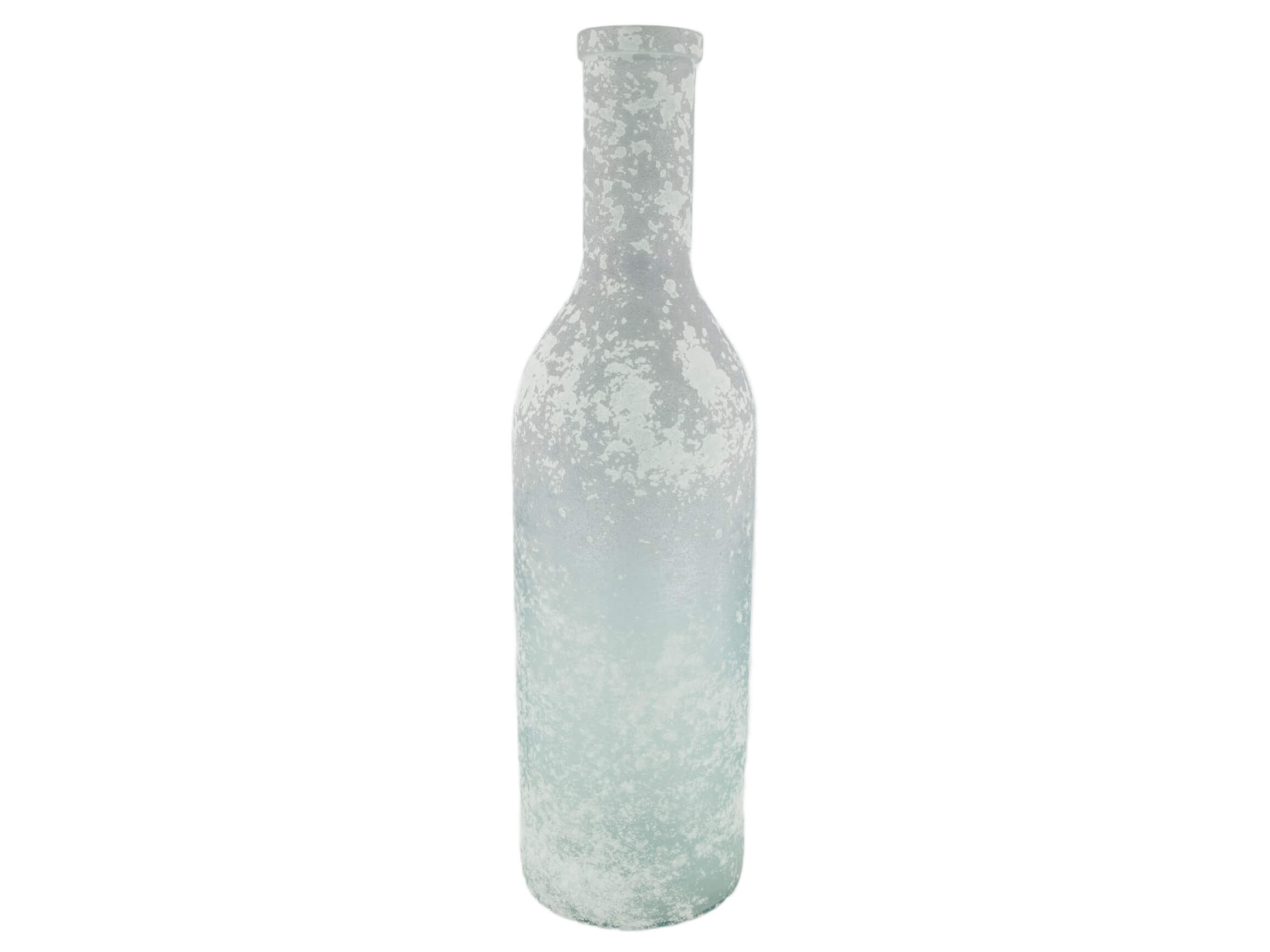 Bouteille de verre Blanc Argent H : 75 cm Decofinder