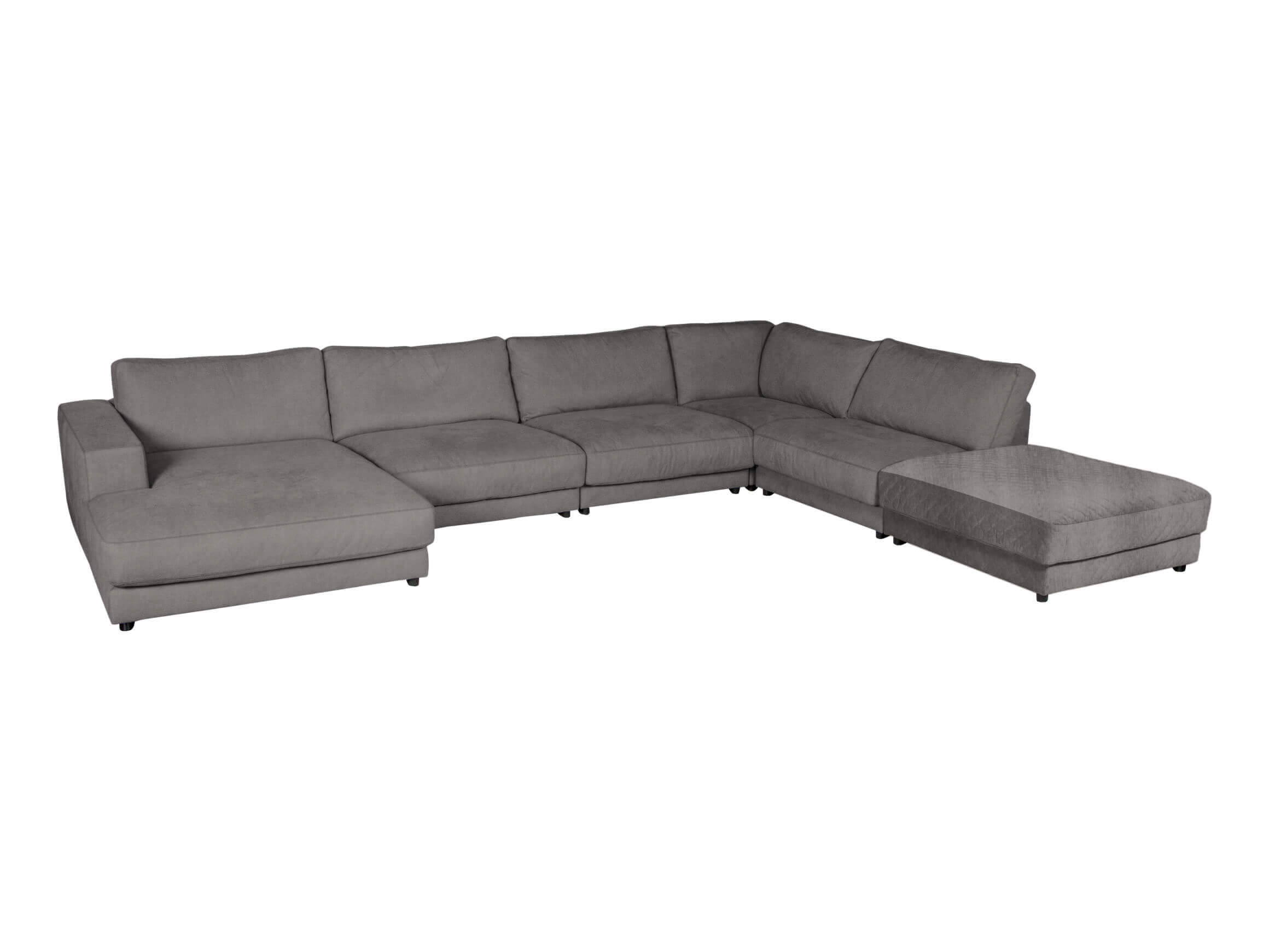 Havanna Basic Candy corner sofa / Colour: Steel / Material: Basic fabric