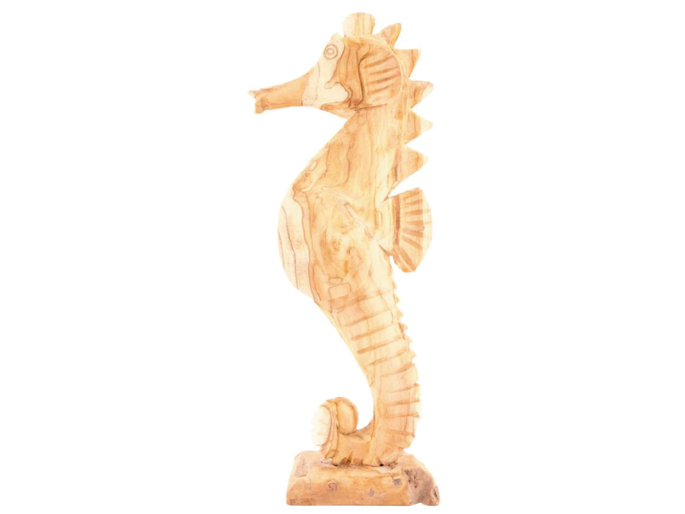 Tierfigur Seepferd m, White-Wash H: 58 cm Dijk / Farbe: Weiss