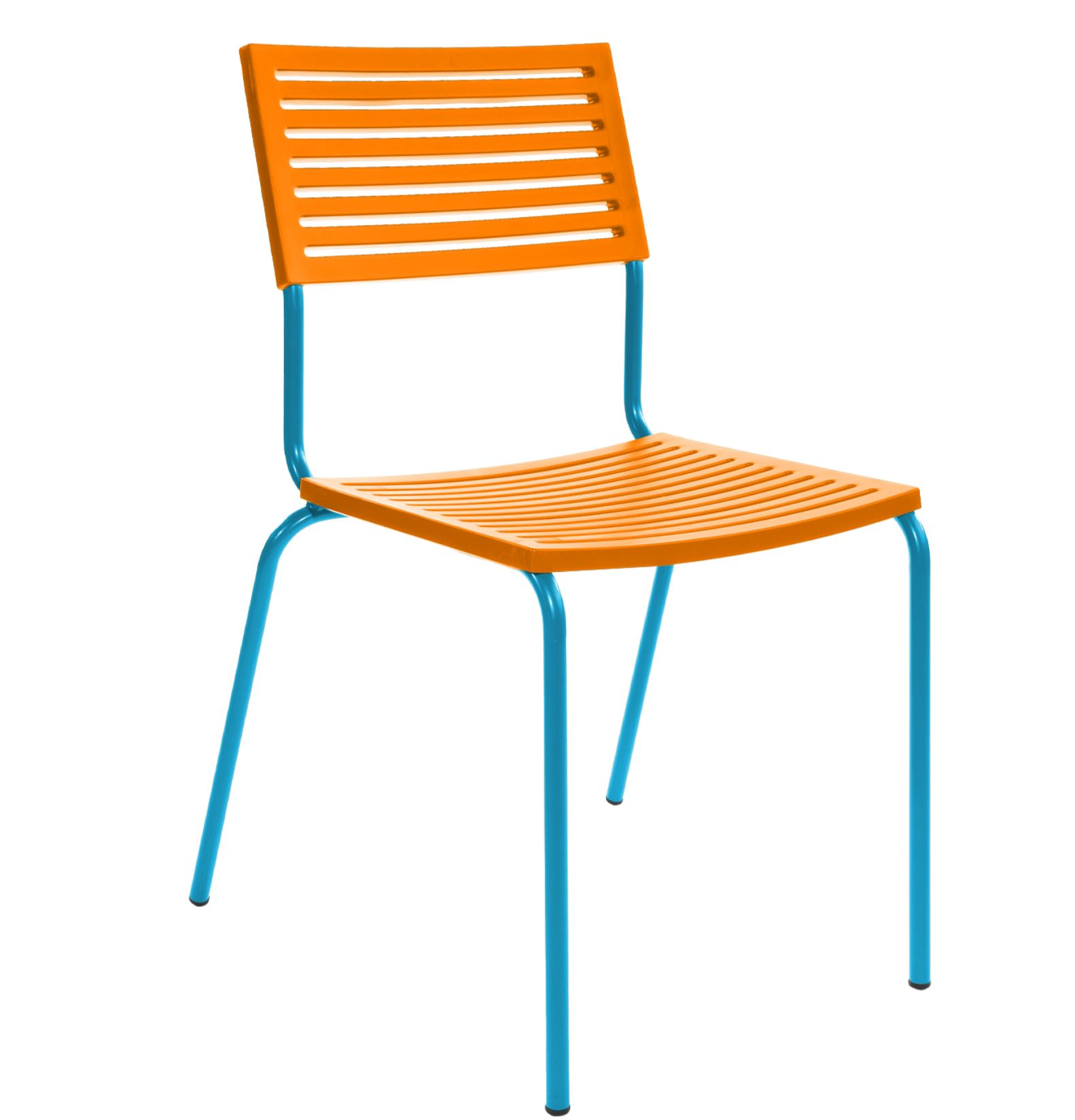 Chaise de jardin Lamello sans accoudoirs Schaffner / Couleur : Orange