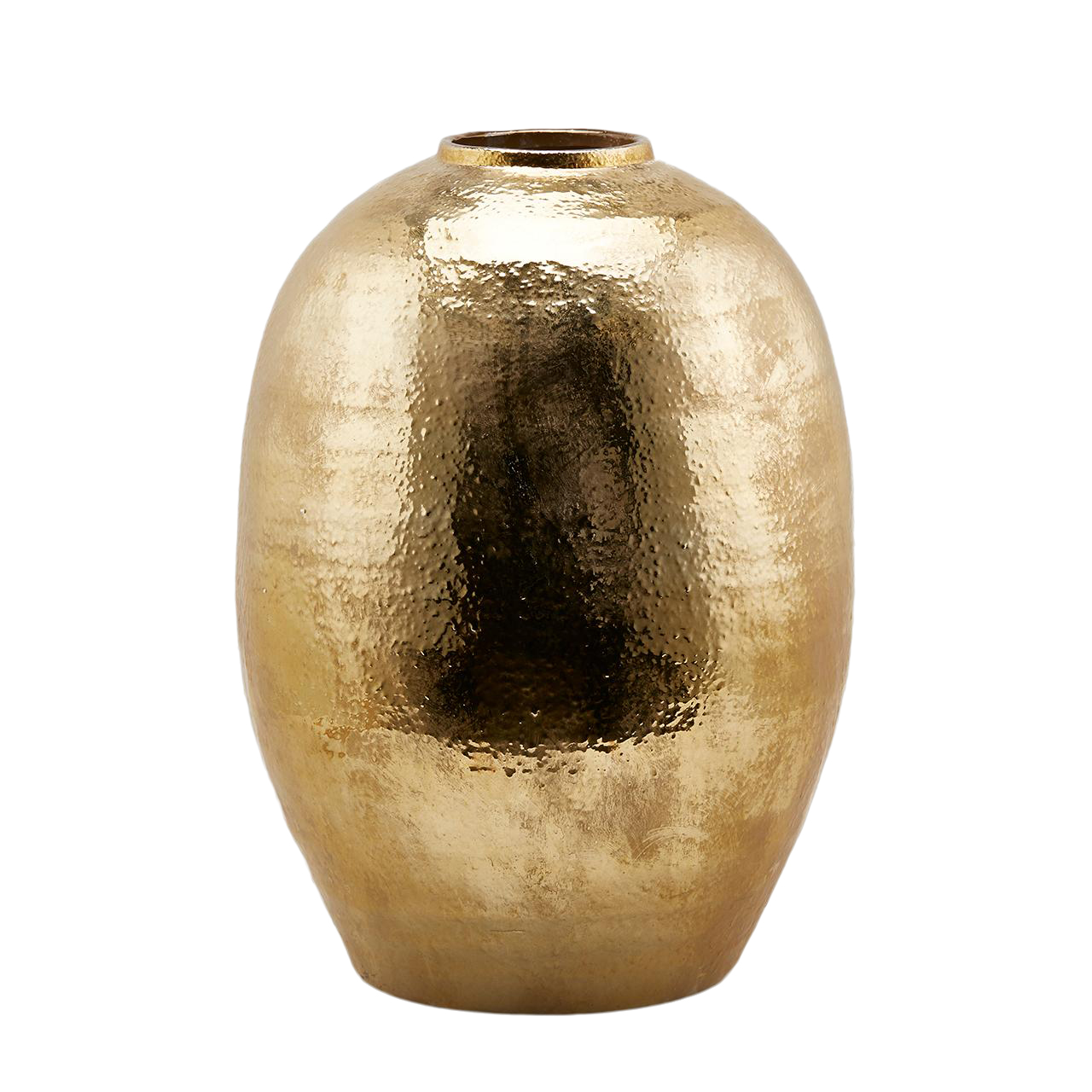 Vase Aluminium Gold H: 36 cm Kersten
