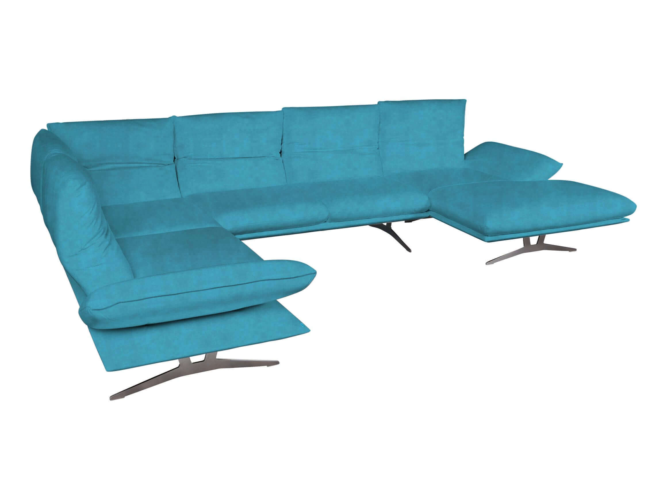 Canapé d'angle Faraya Basic Salon Koinor / Couleur : Turquoise ...