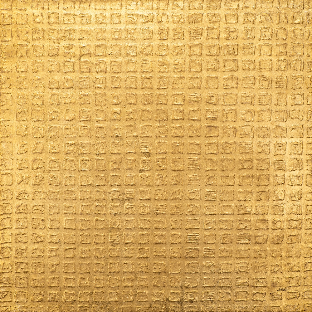 Bild Golden Message image LAND / Grösse: 100 x 100 cm