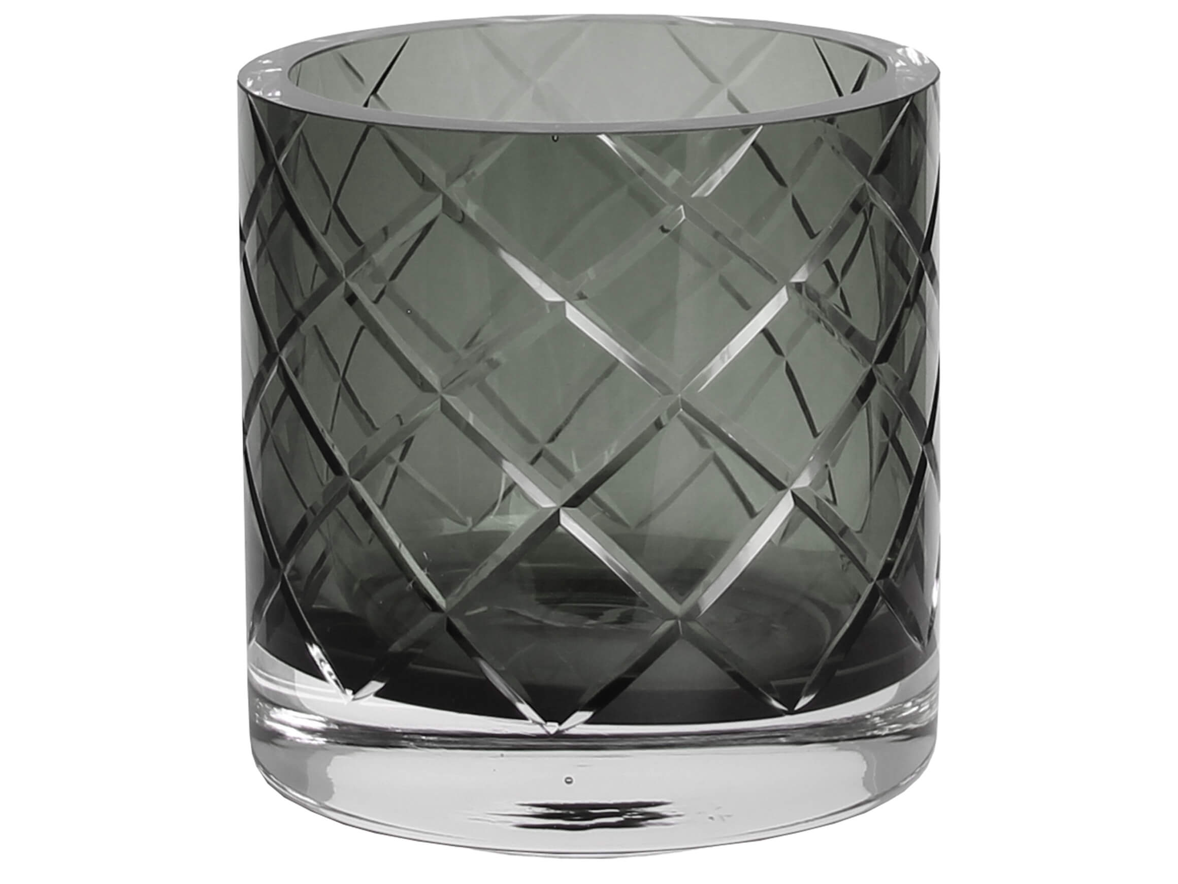 Zylinder Schliff Smoke H: 10 cm Kaheku