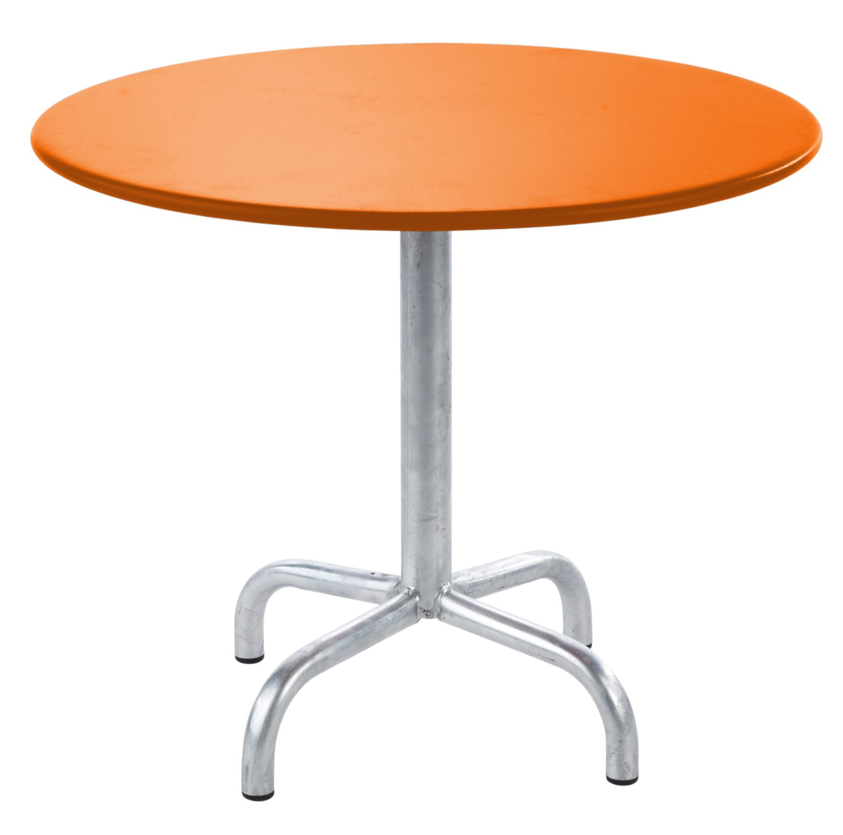 Table d'appoint en métal Rigi Schaffner / Couleur : Orange
