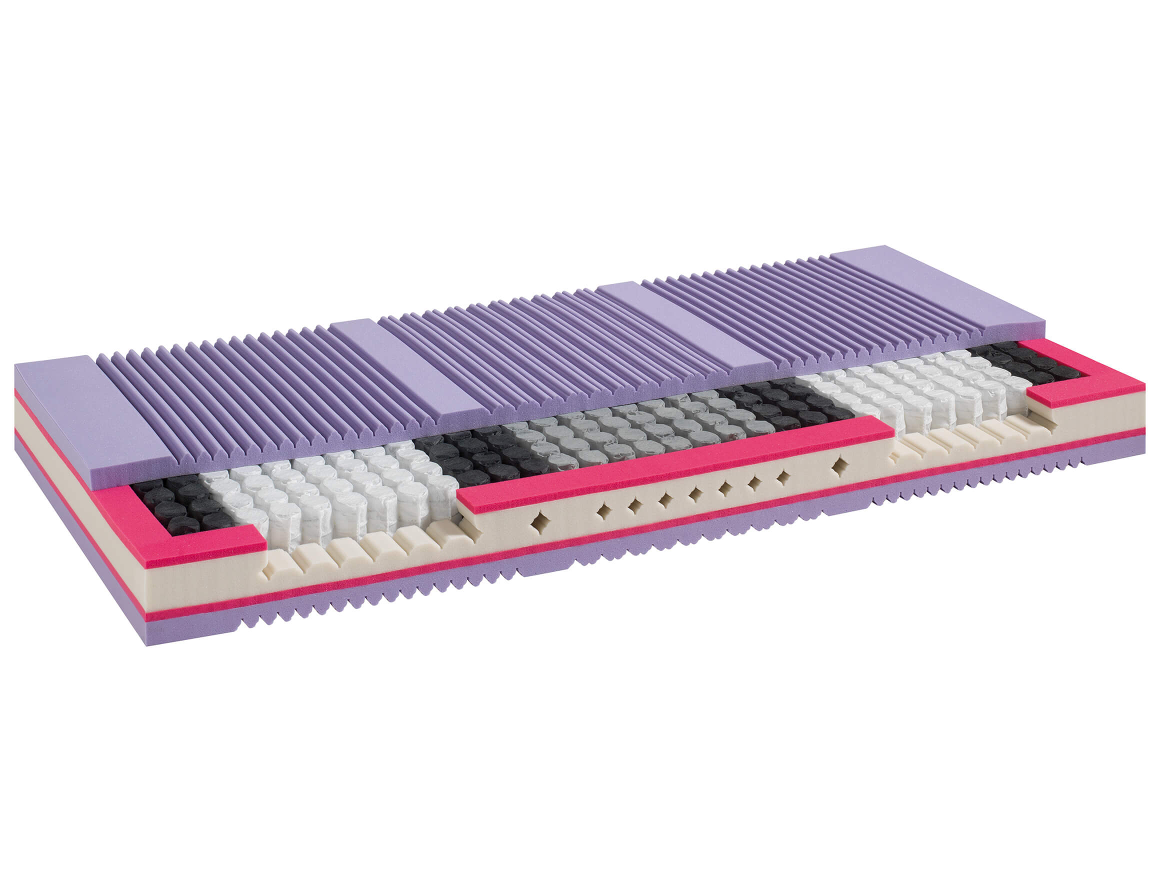 Superspring mattress Riposa / size: 200 x 200 / mattress firmness: medium