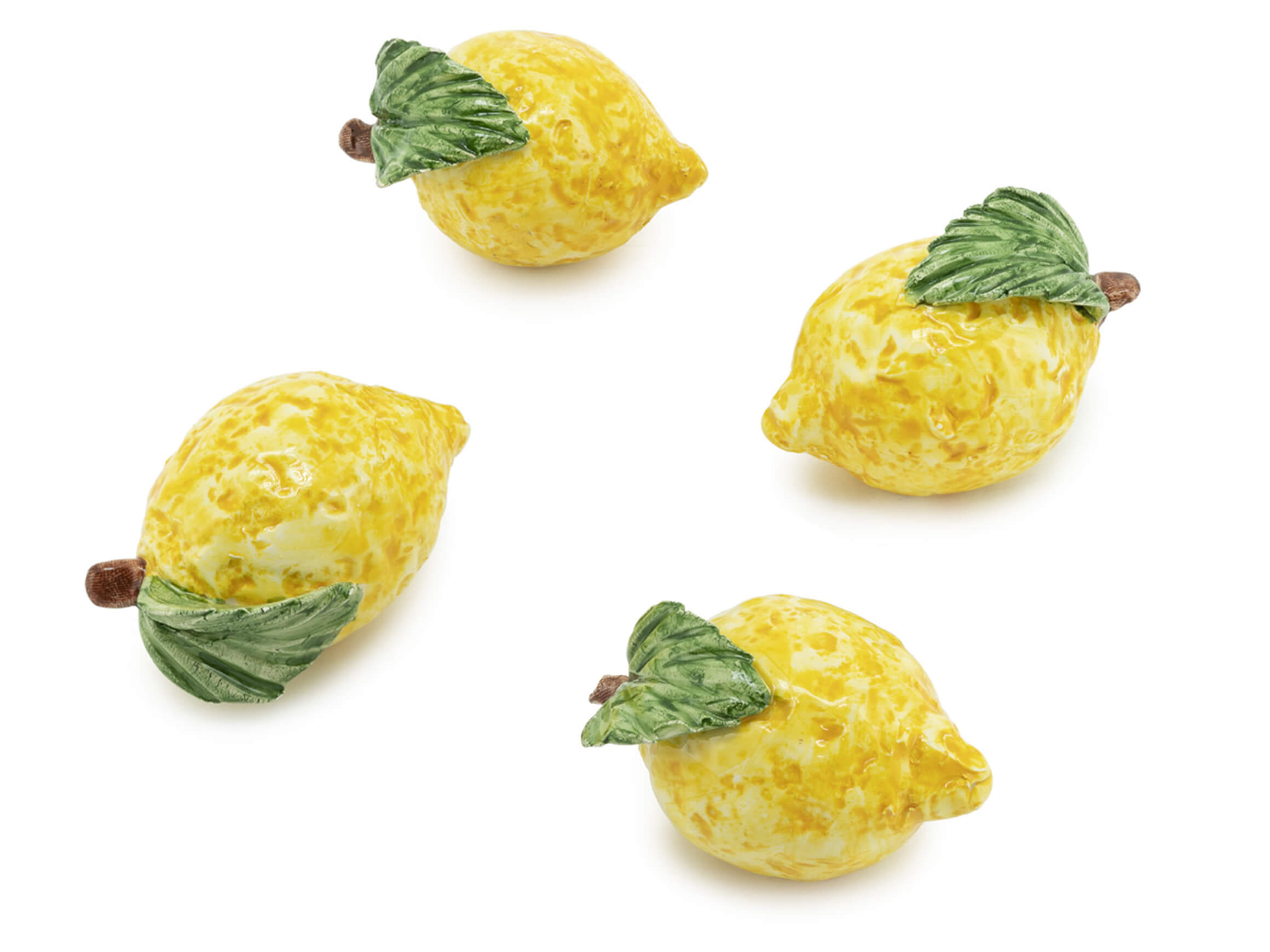 Figur Zitrone Porzellan Abhika / Farbe: Gelb