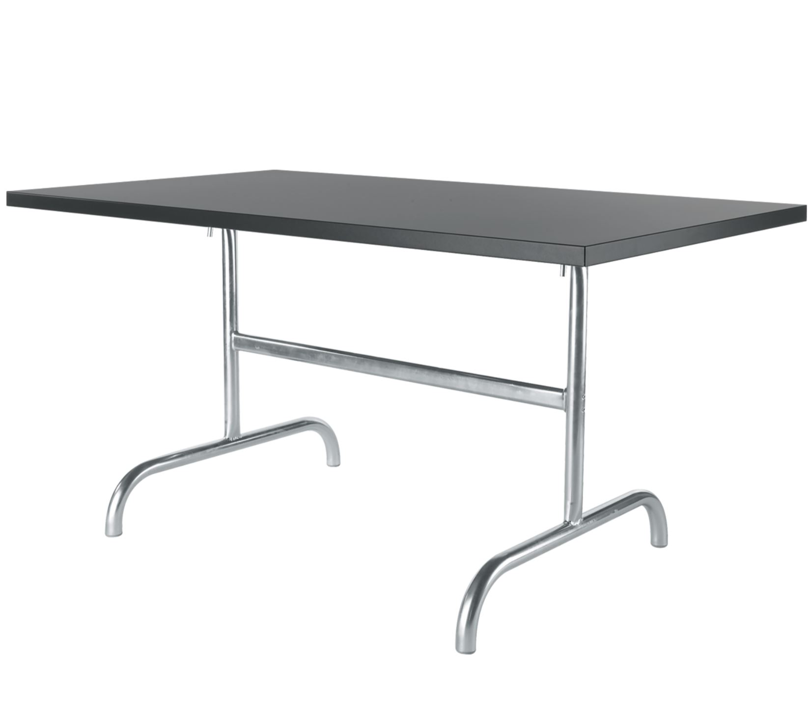 Säntis metal table Schaffner / colour: graphite