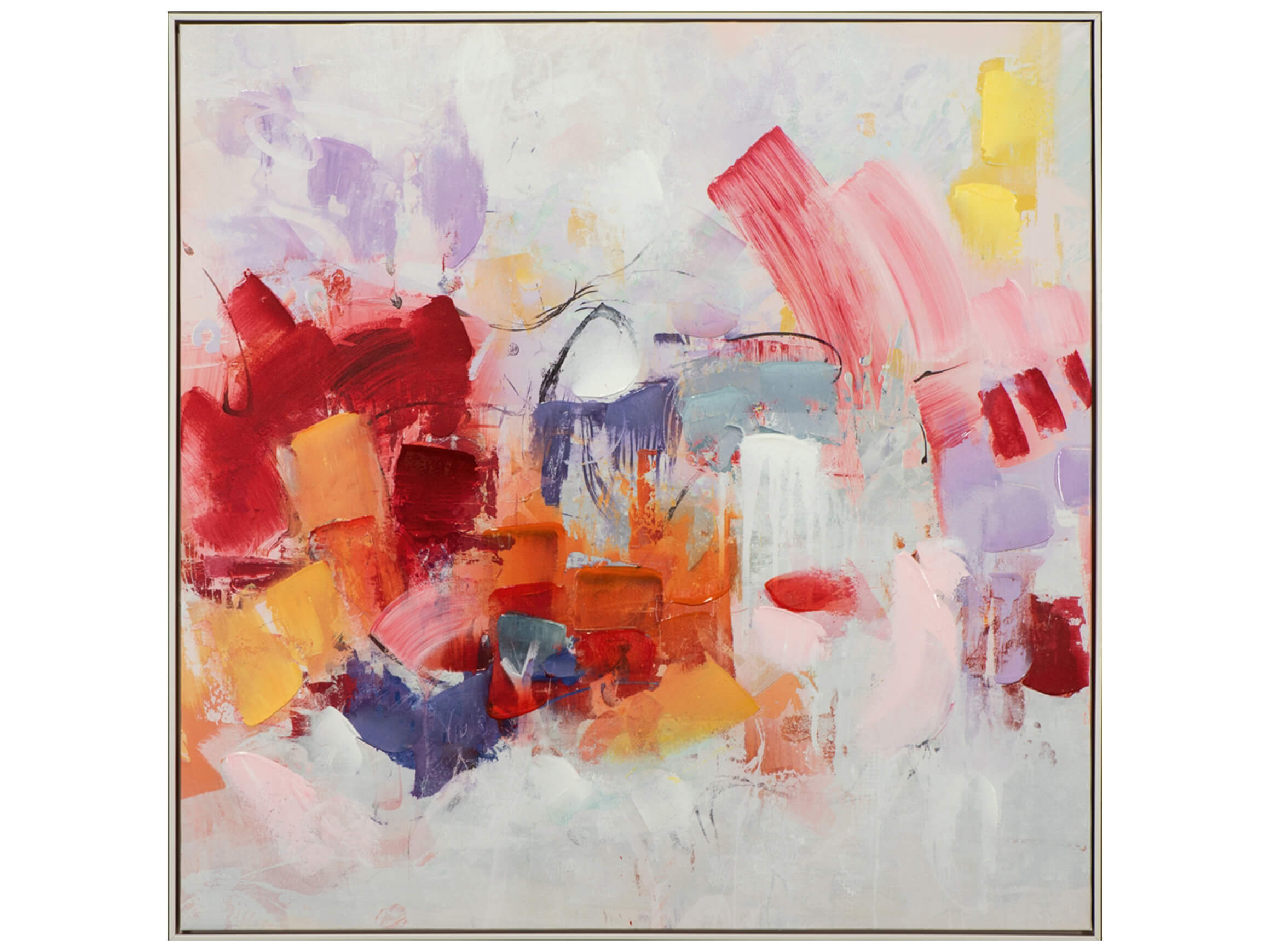 Picture Harmony in pastel image LAND / Size: 103 x 103 cm