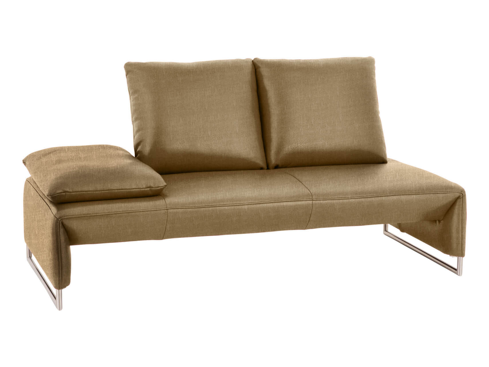 Sofa Ramano Basic B: 220 cm Koinor / Farbe: Olive / Material: Stoff Basic