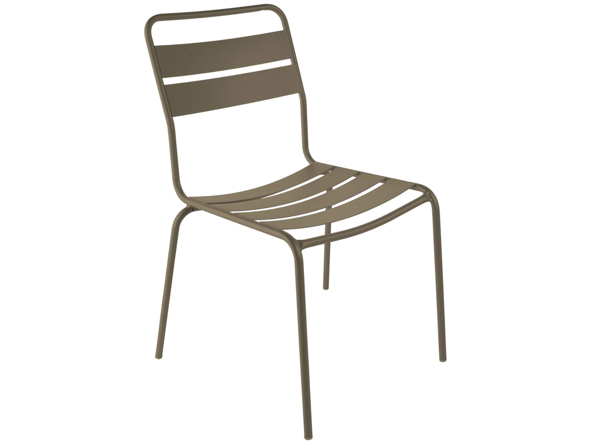 Glarus metal slatted chair Schaffner / Colour: Champagne