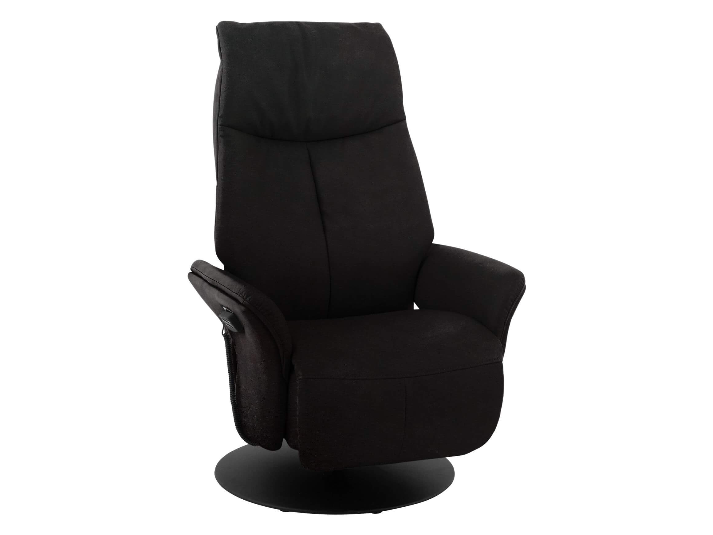 Alberta Basic recliner Himolla / Colour: charcoal / Material: Basic leather