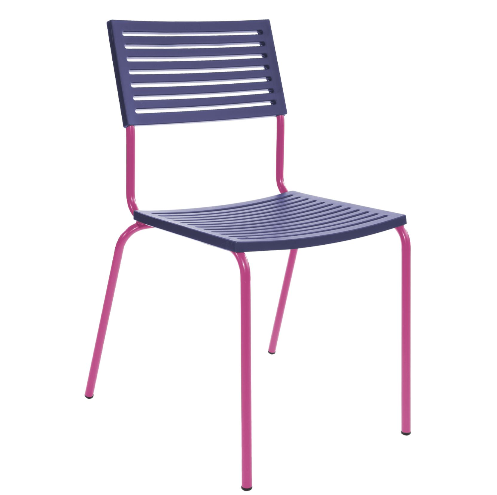 Lamello garden chair without armrests Schaffner / colour: cobalt blue