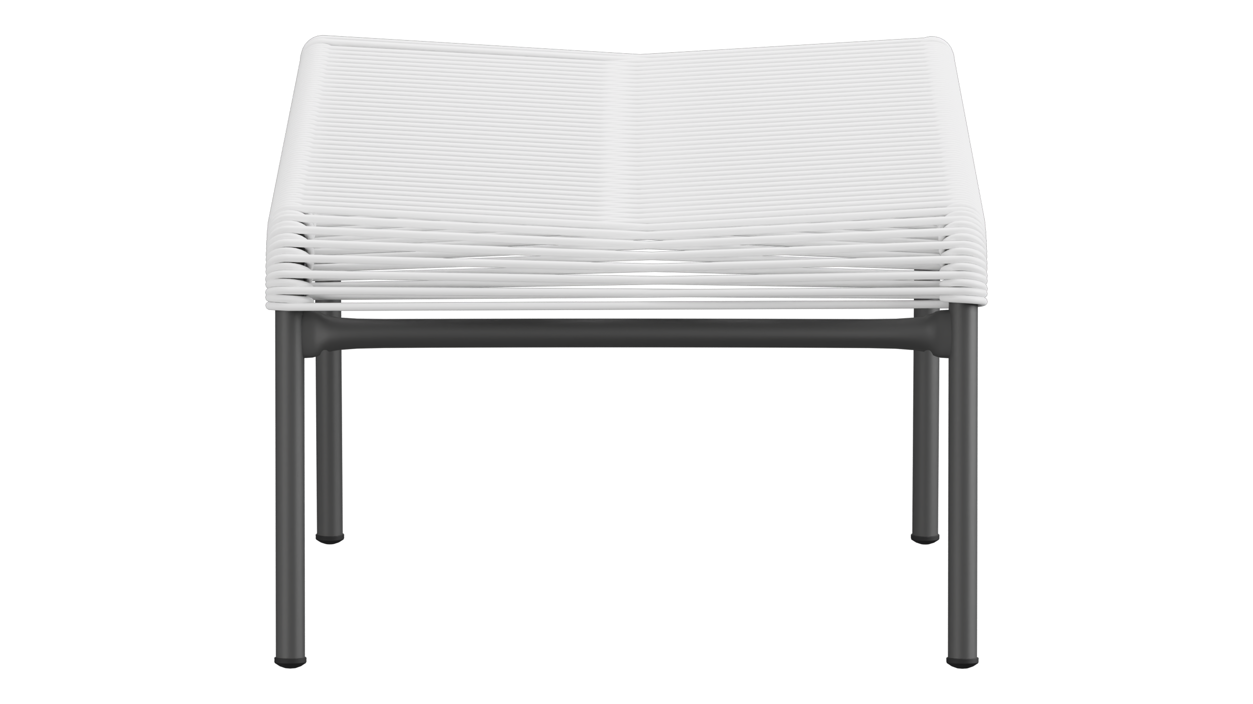 Schaffner Spaghetti Footstool Säntis / Colour: White