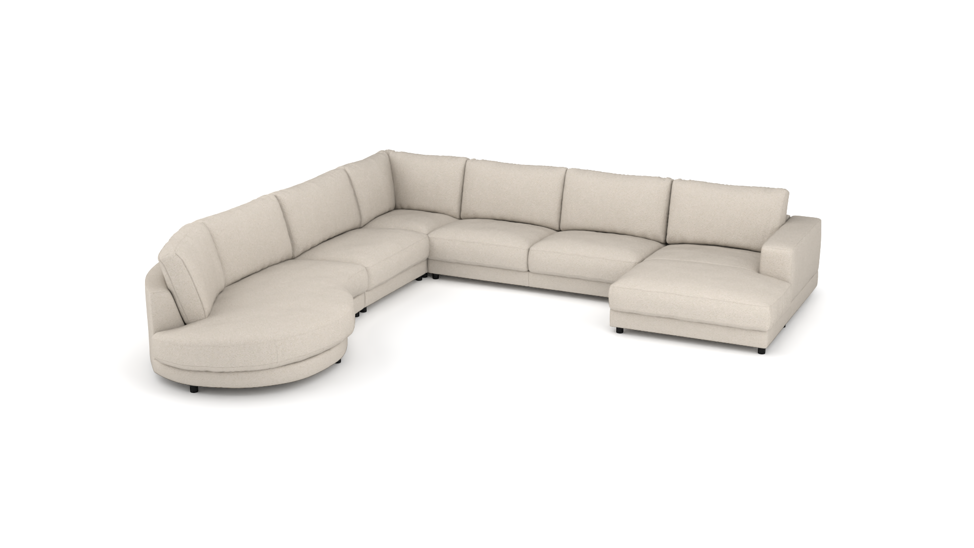 Canapé-salon #2 Jupiter à droite Candy - UrbanDesign/ Couleur