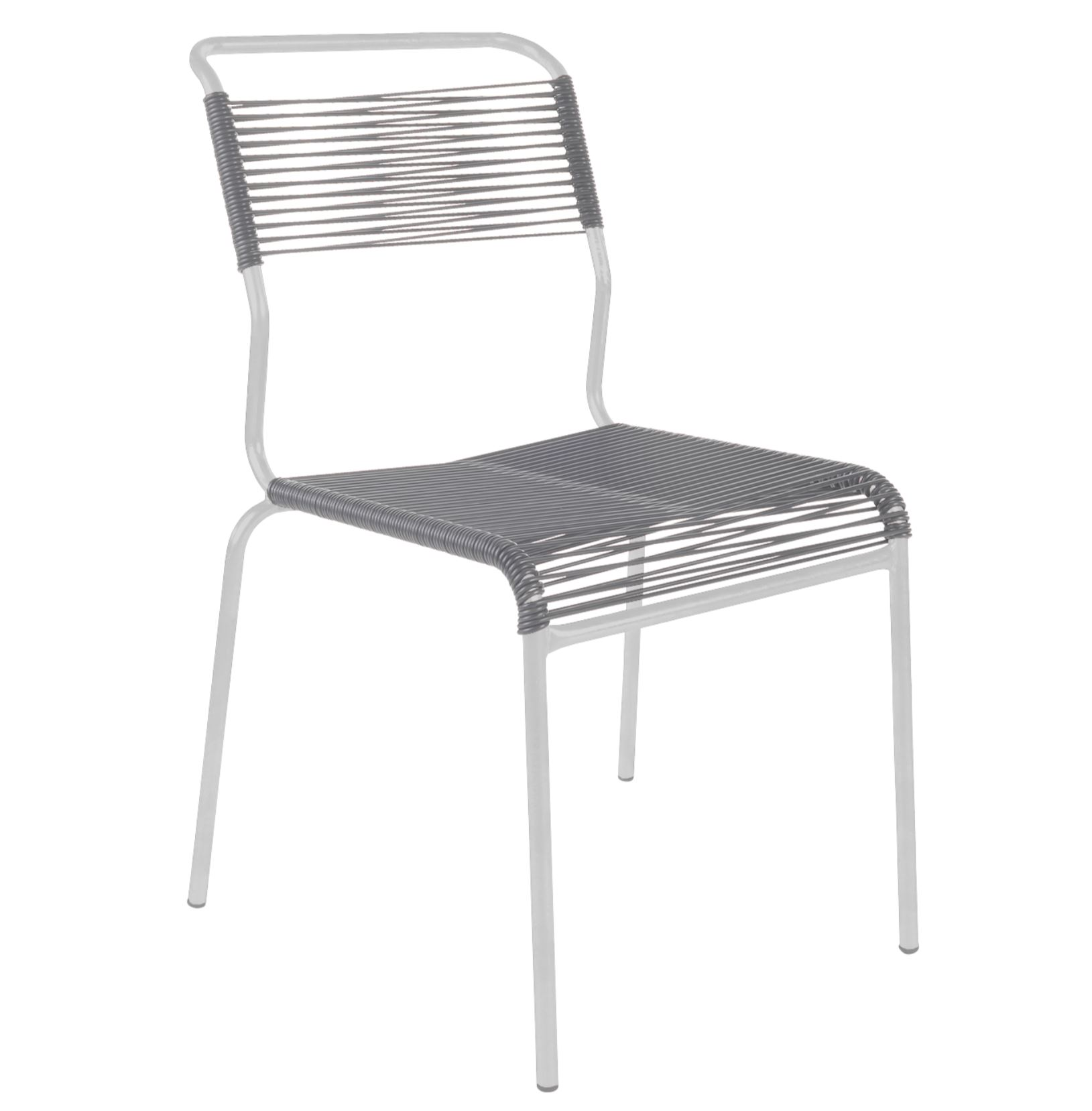 Spaghetti chair Säntis Schaffner / Colour: aluminium silver