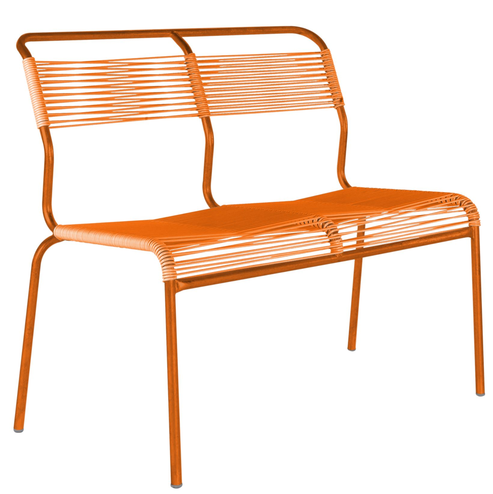 Spaghetti bench Säntis Schaffner / Colour: orange