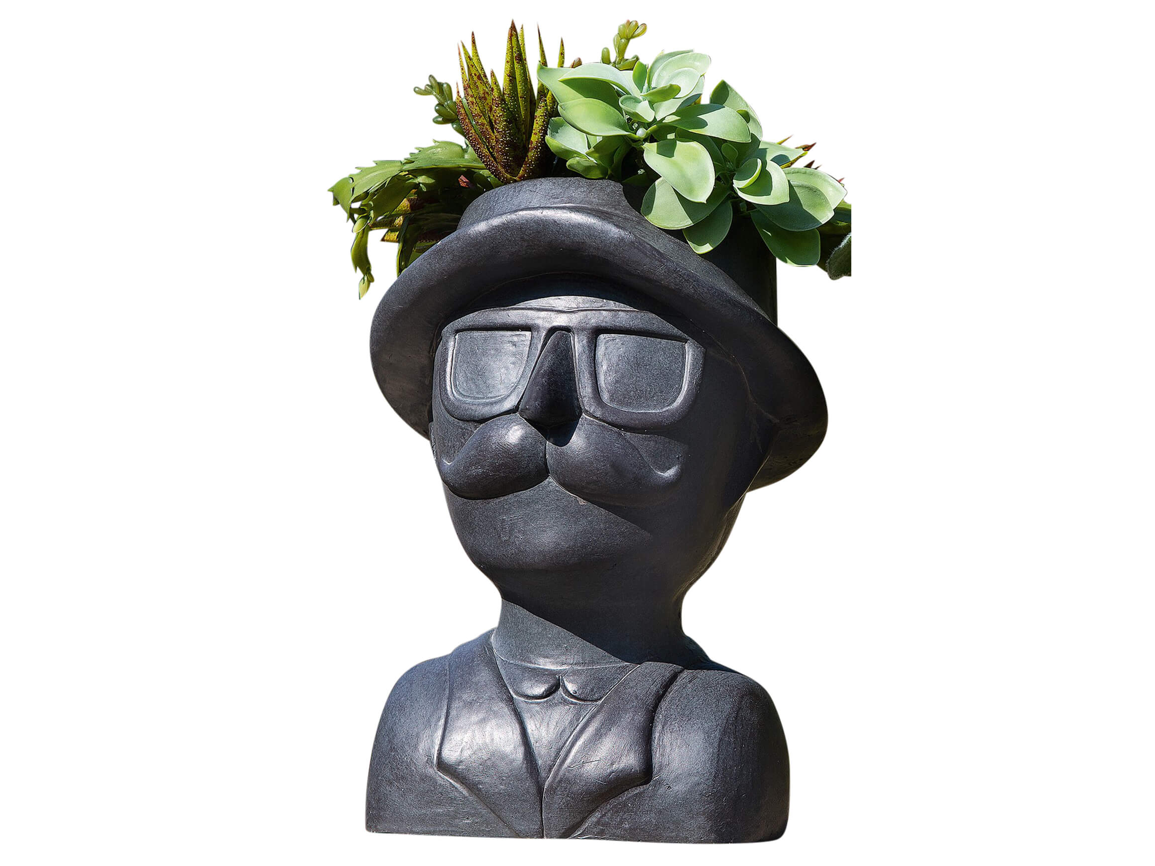 Gefäss Sir H: 38 cm Gilde / Farbe: Anthrazit