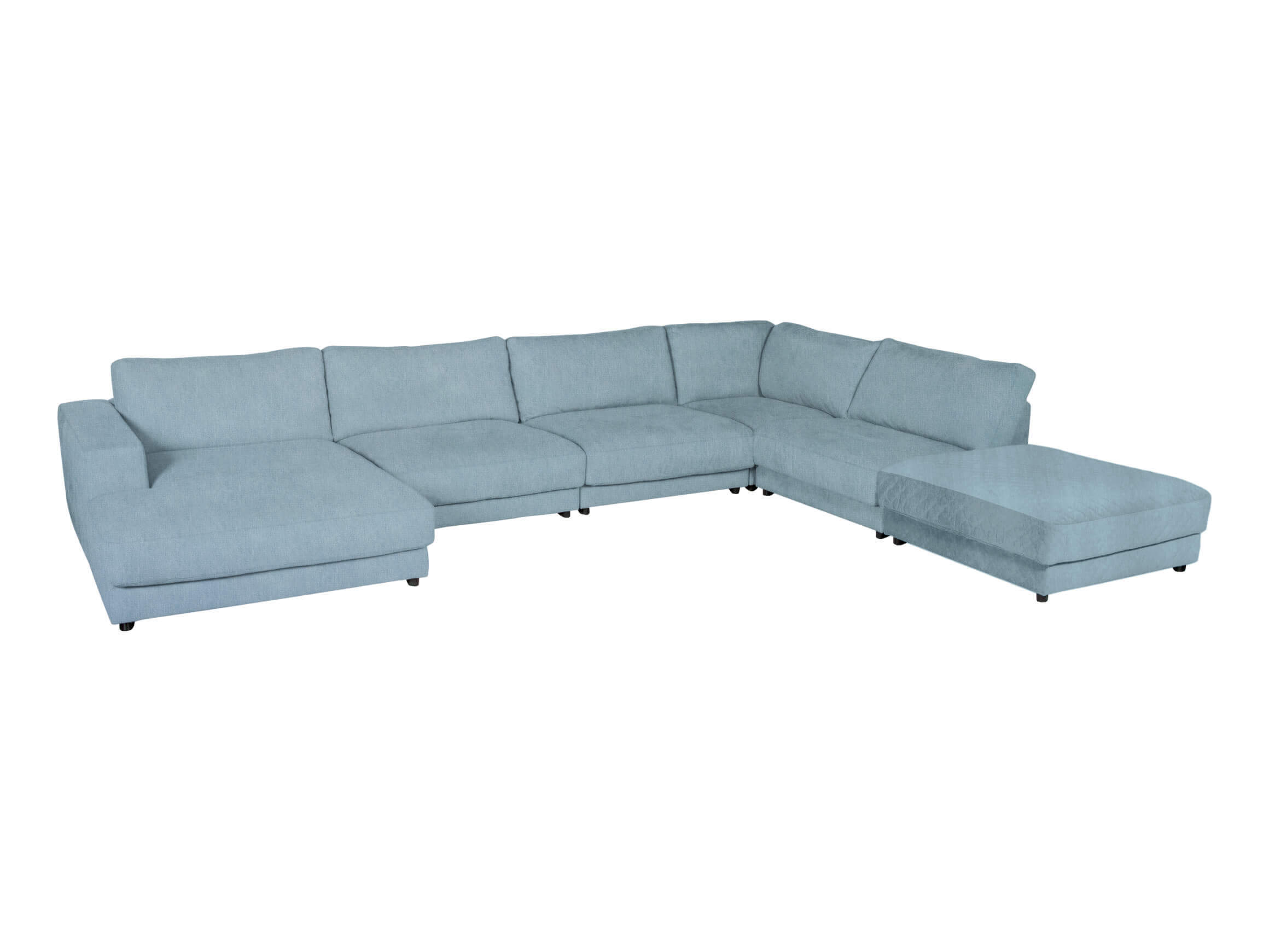 Havanna Basic Candy corner sofa / Colour: Aqua / Material: Basic fabric