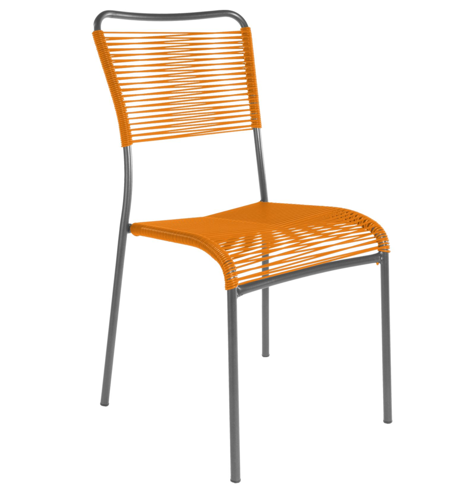 Mendrisio spaghetti chair Schaffner / colour: orange