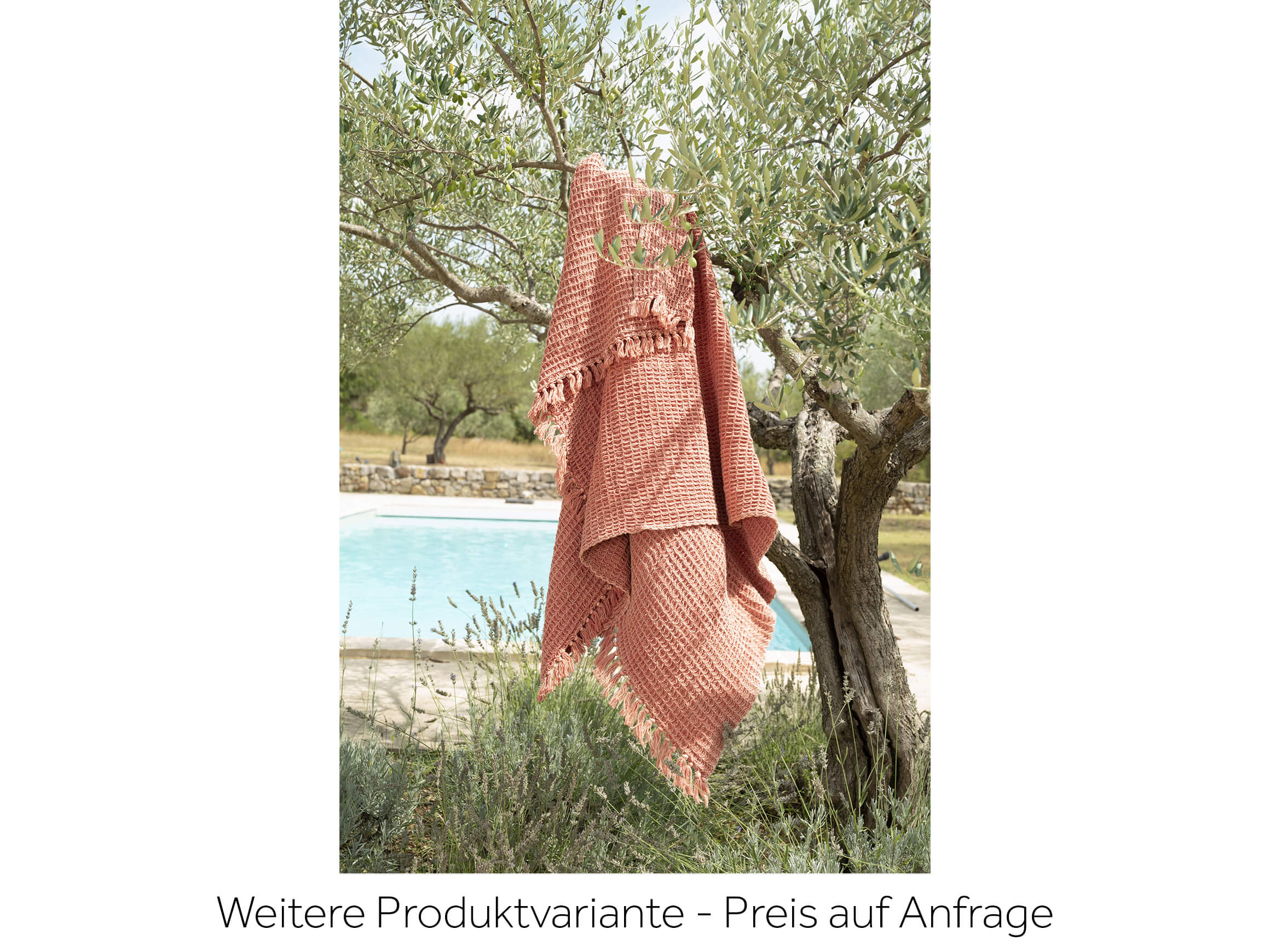 Plaid Waffle Elfenbein 130x170 cm Magma