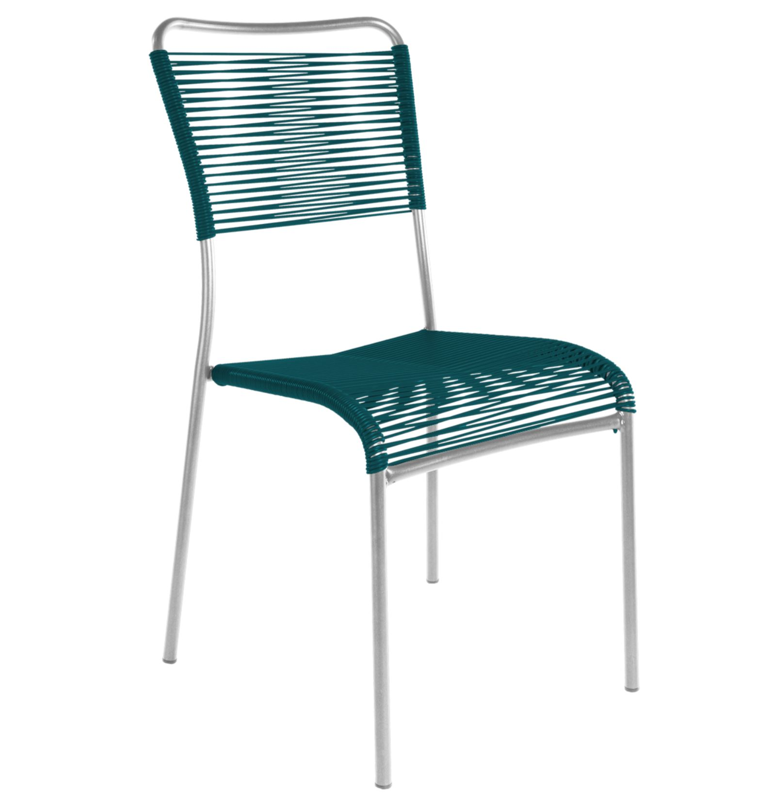 Spaghetti chair Mendrisio Schaffner / Colour: Calibre blue
