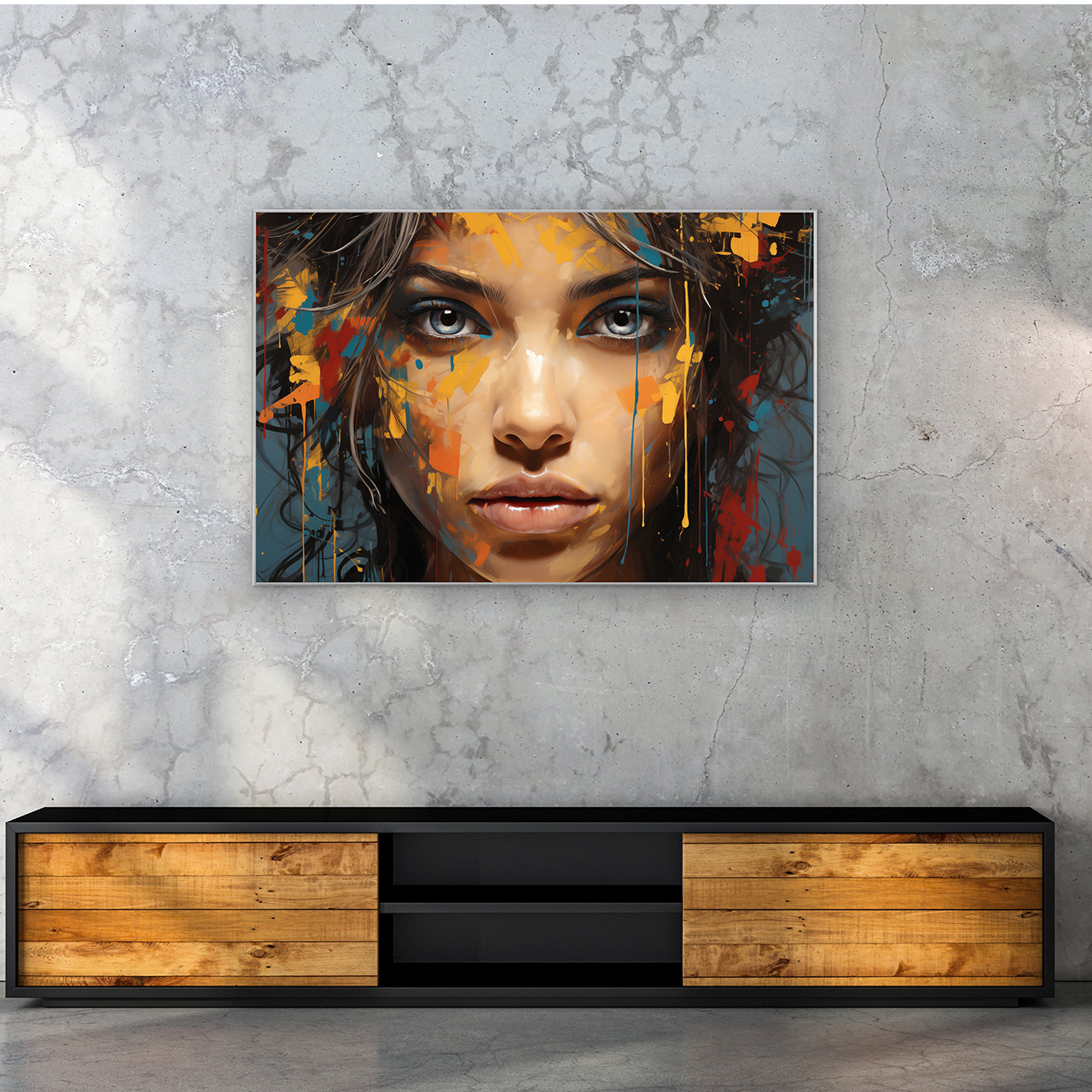 Grey Eyes Behind Colours | 99991415.0.
