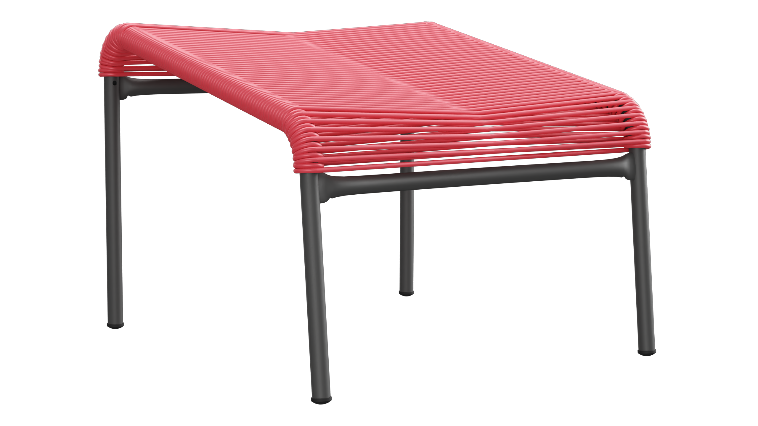 Schaffner Spaghetti Footstool Säntis / Colour: Maple Red
