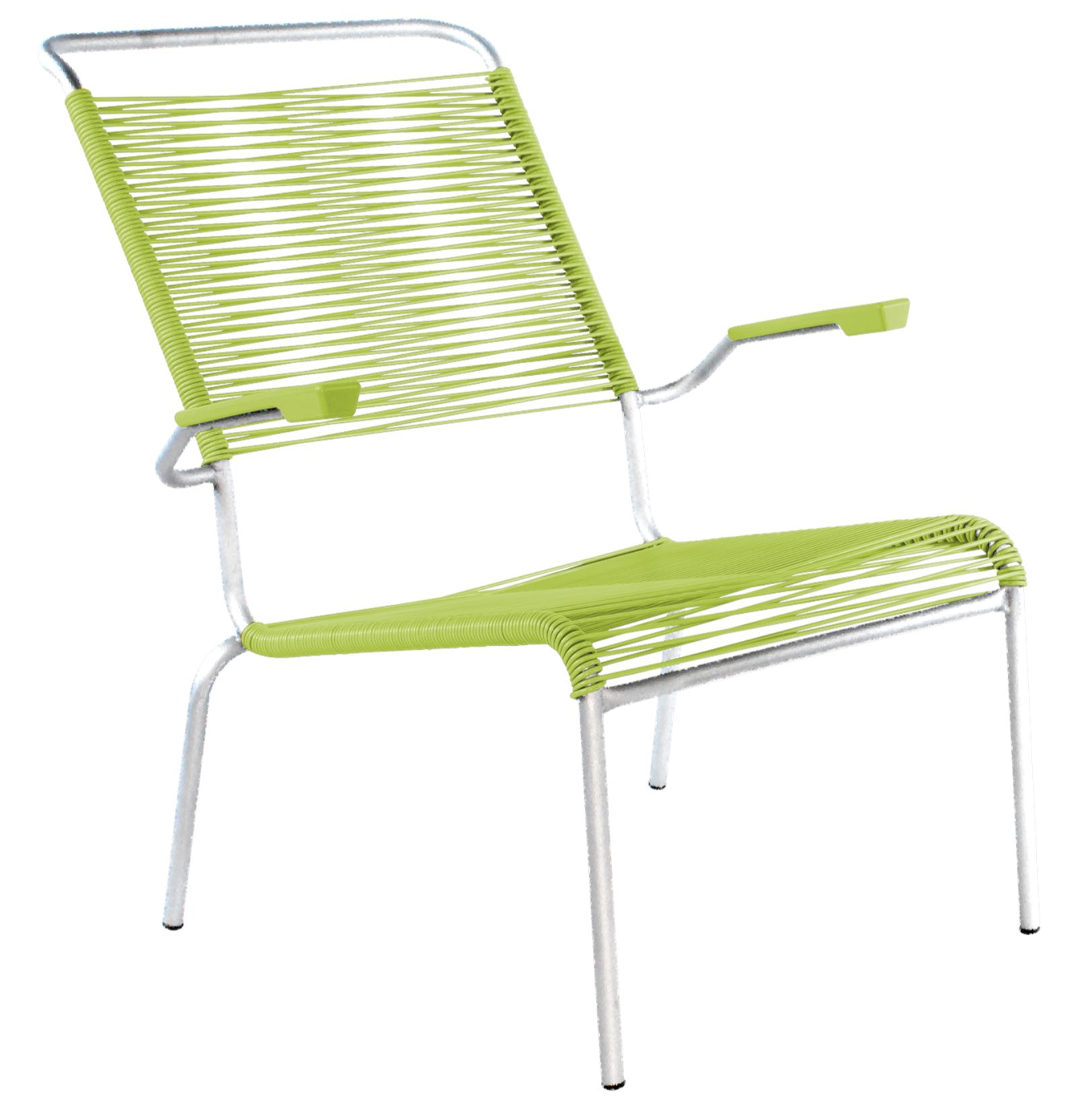 Spaghetti-Lounger-Hochlehner Säntis mit Armlehnen Schaffner / Farbe ...