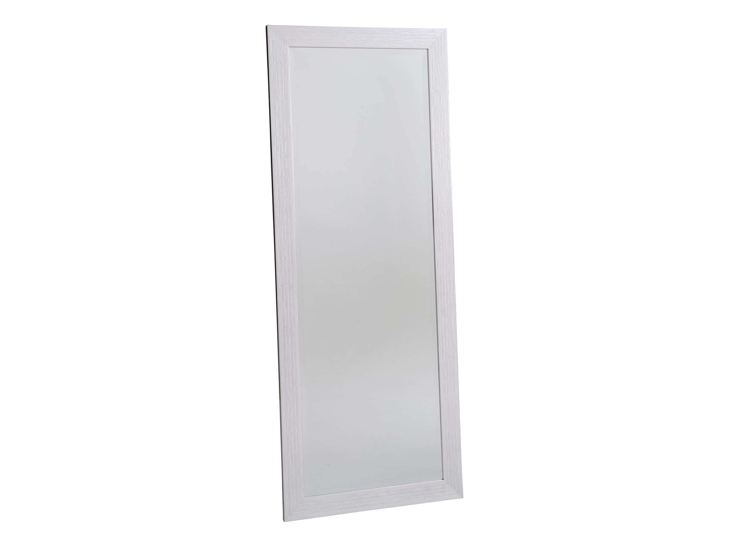 Sinta wall mirror, silver-white frame, WxD 63x163 cm