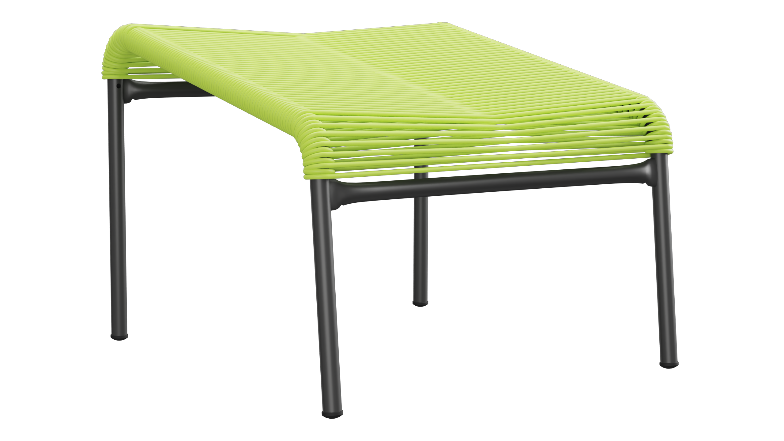 Schaffner Spaghetti Footstool Säntis / Colour: Light green
