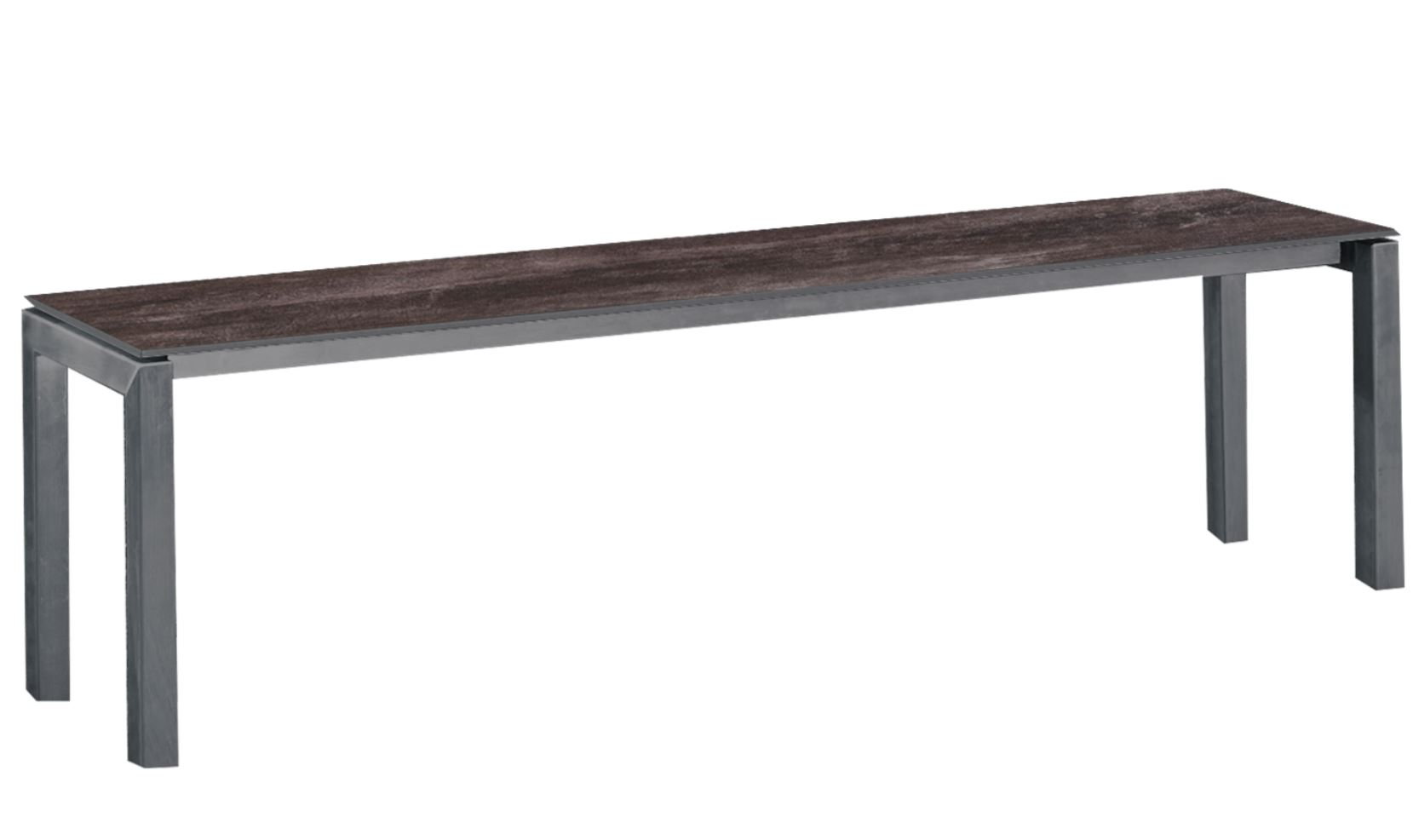 Garden bench Luzern Deco Schaffner / colour: Stromboli dark