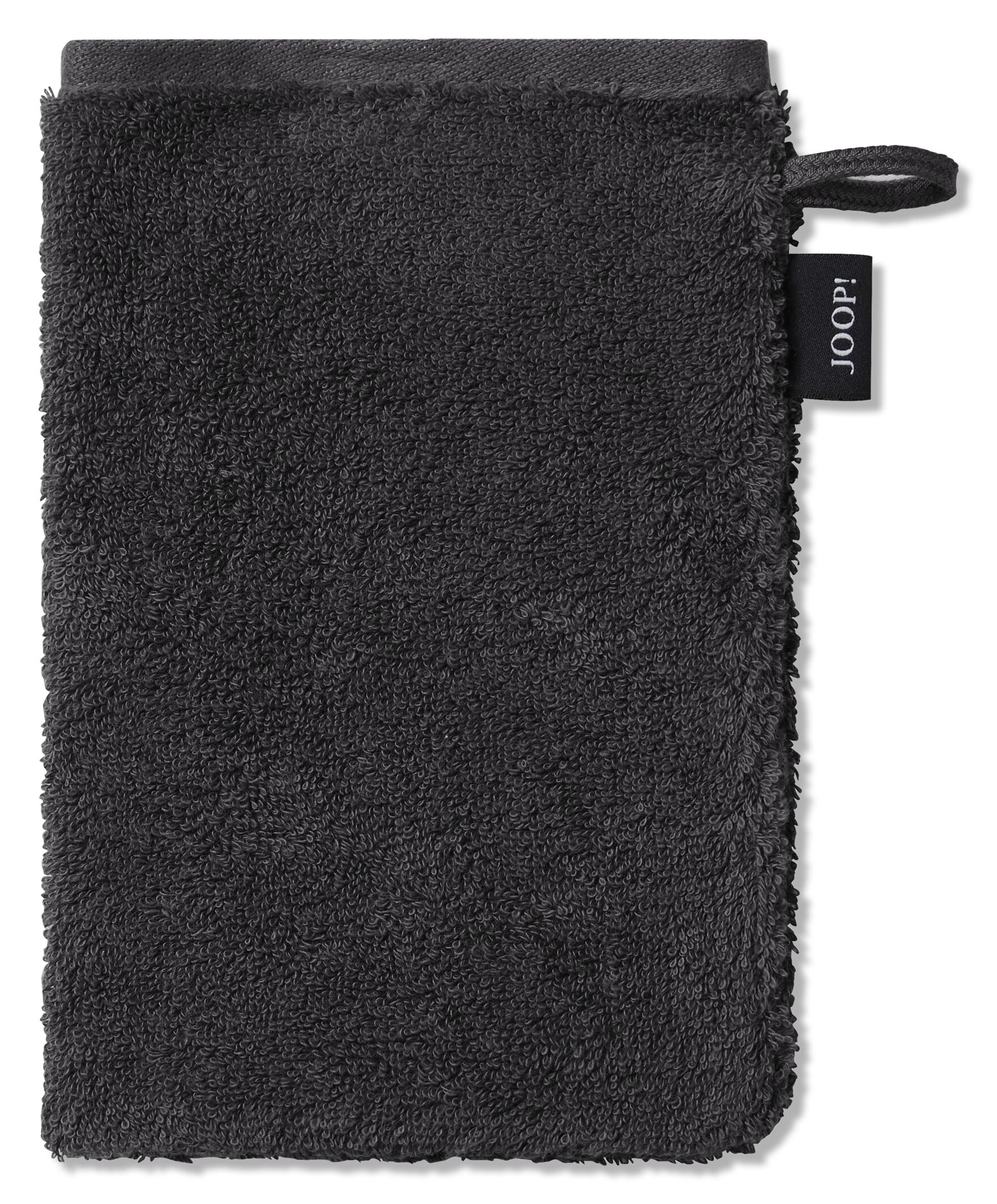 Waschhandschuh Doubleface, 16 x 22 cm von Joop / Farbe: Basalt
