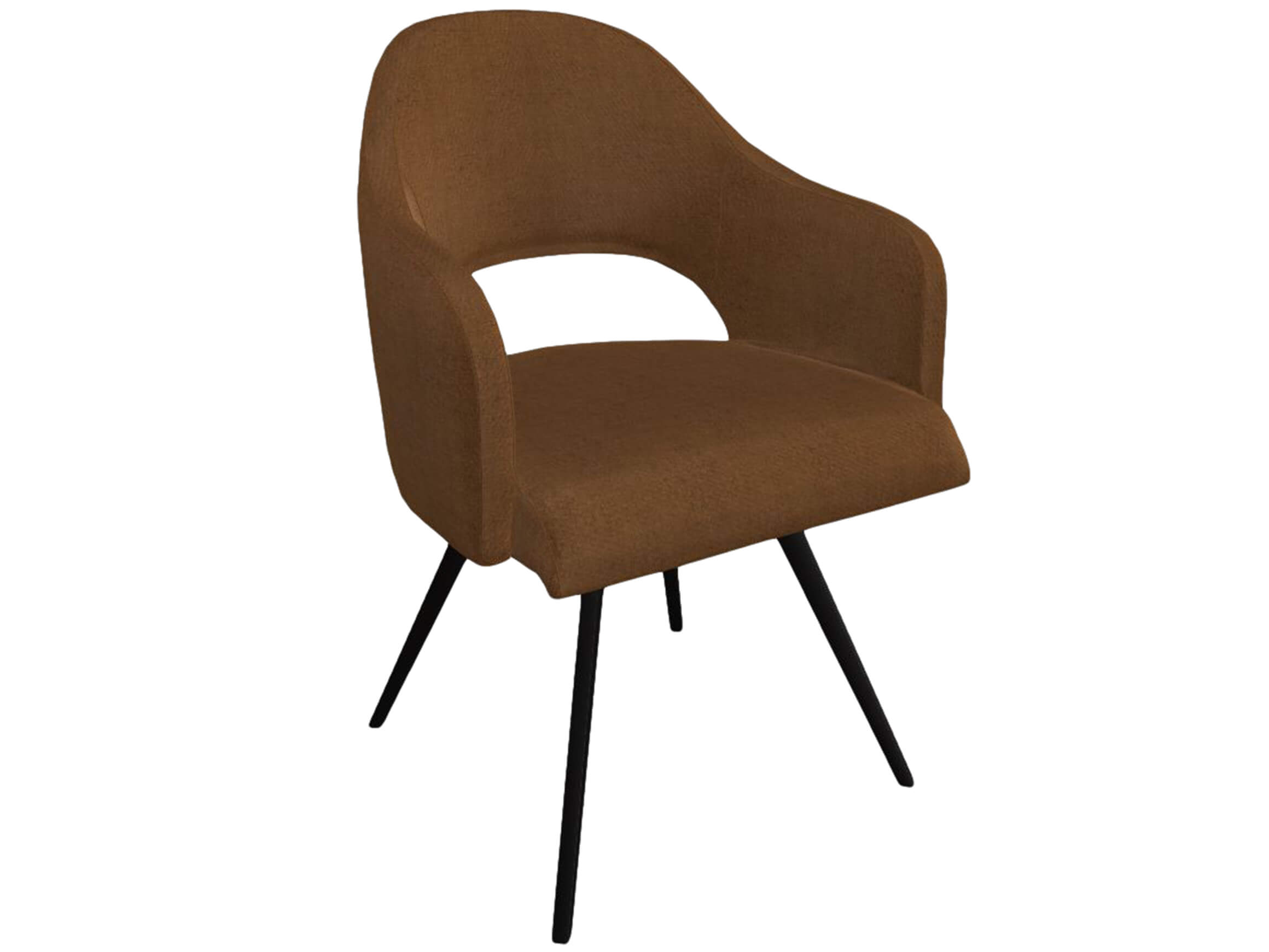 Chaise pivotante Salesa Trendstühle / Couleur : Night / Matériau : Tissu