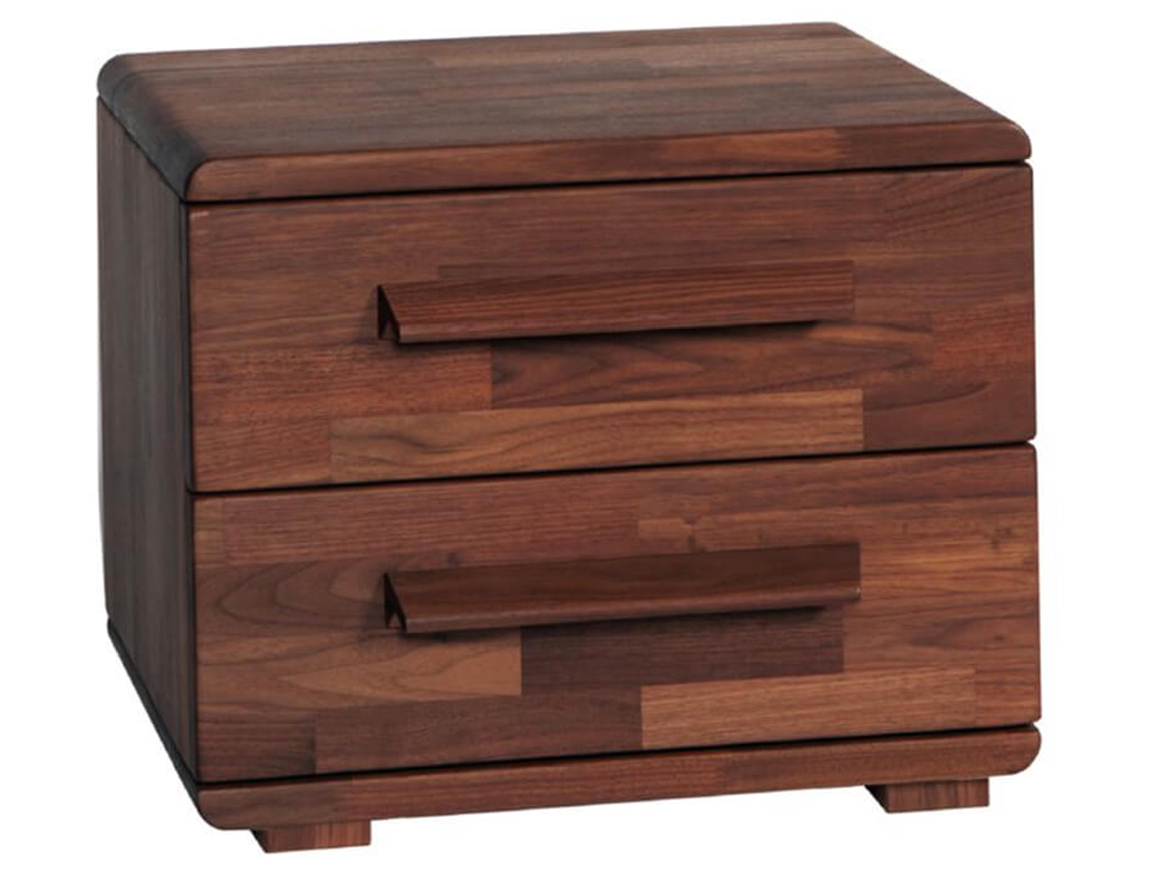 Bedside table Noma Hasena/ Colour: Walnut / Dimensions (WxD) :48x43 cm