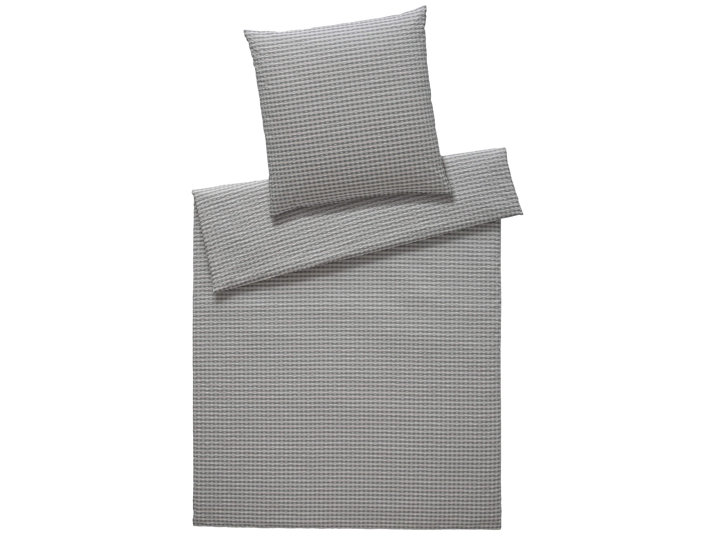 Bettwäsche Smaland Stein Elegante / Grösse: 160 x 210 cm