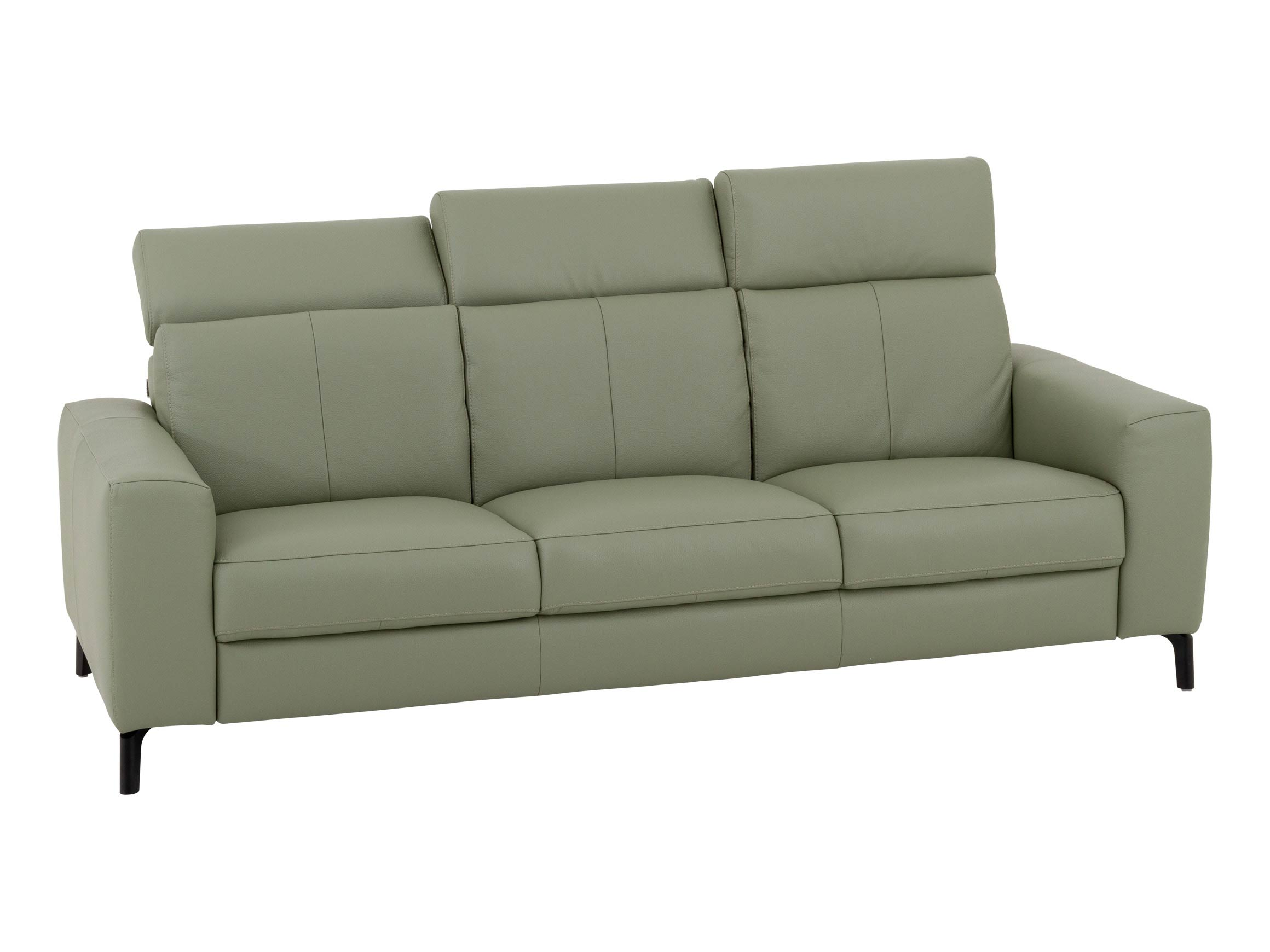 Sofa Valeria Rom / Farbe: Olive / Bezugsmaterial: Leder