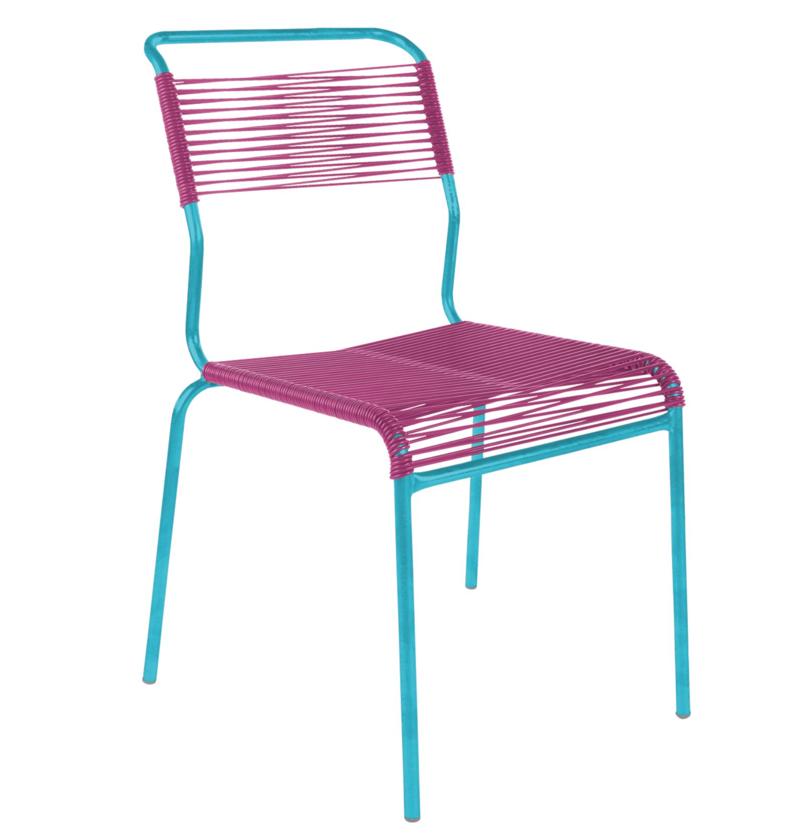 Spaghetti chair Säntis Schaffner / Colour: Pink