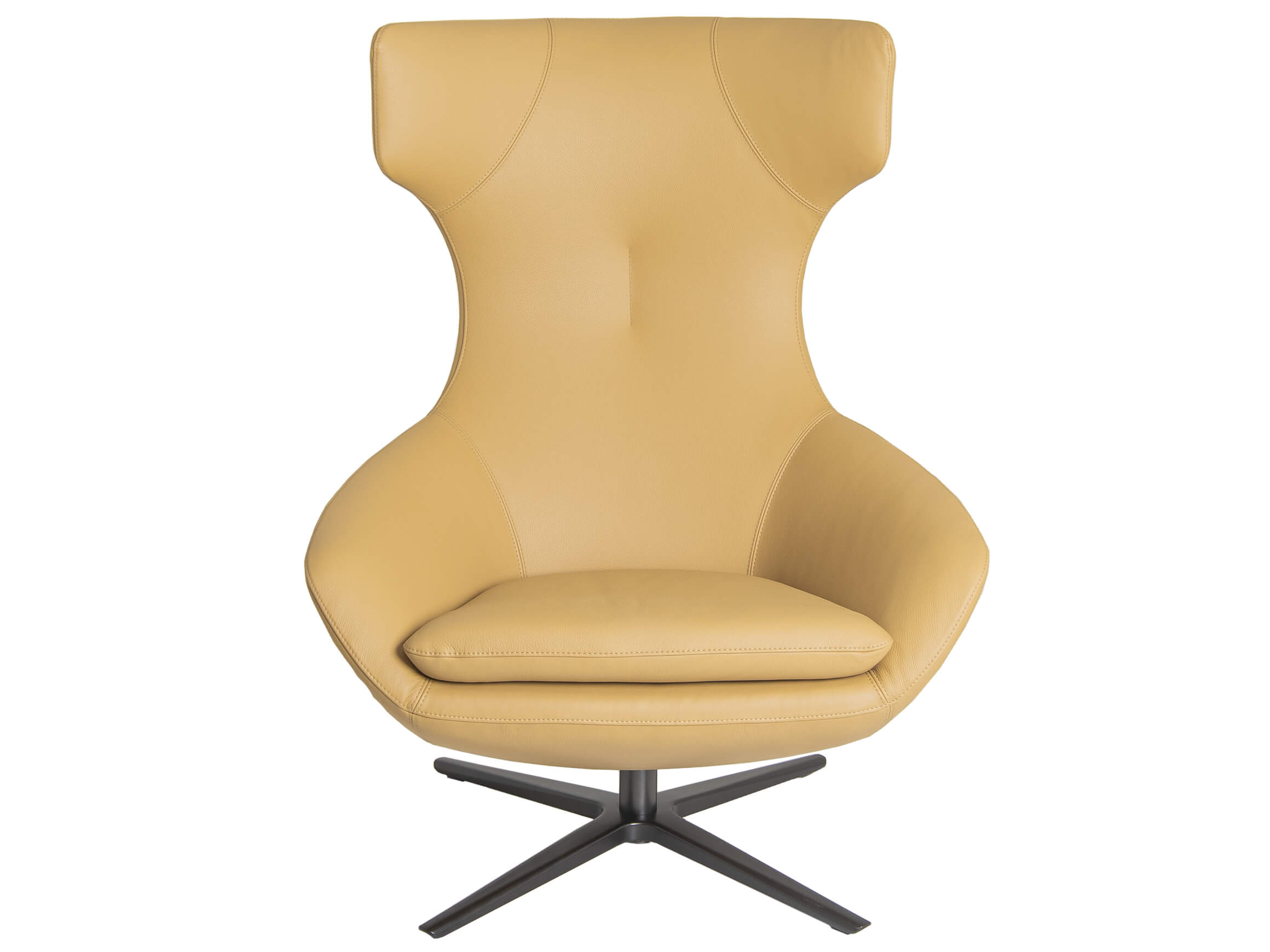 Sessel Caruzzo Leolux / Farbe: Argile / Bezugsmaterial: Stoff