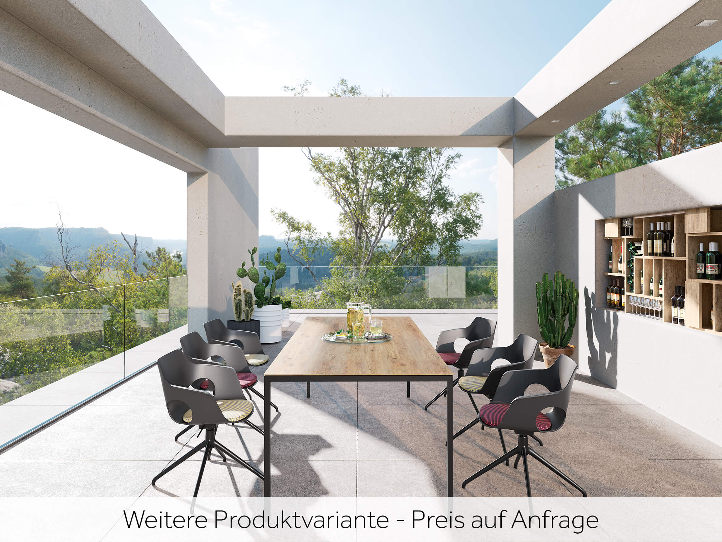 Diano Natural garden table Zumsteg Collection AG / Table leaf ...